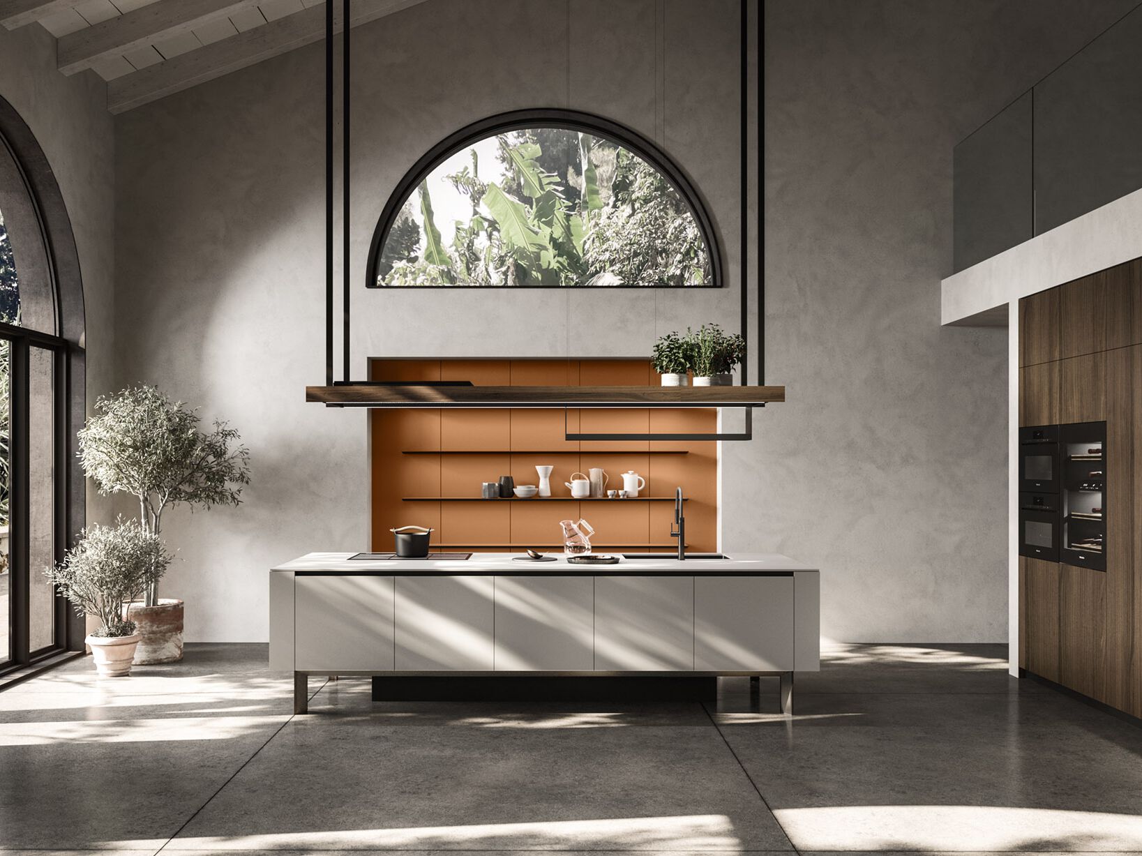 AK_PROJECT_04 Fitted kitchen with island By Arrital