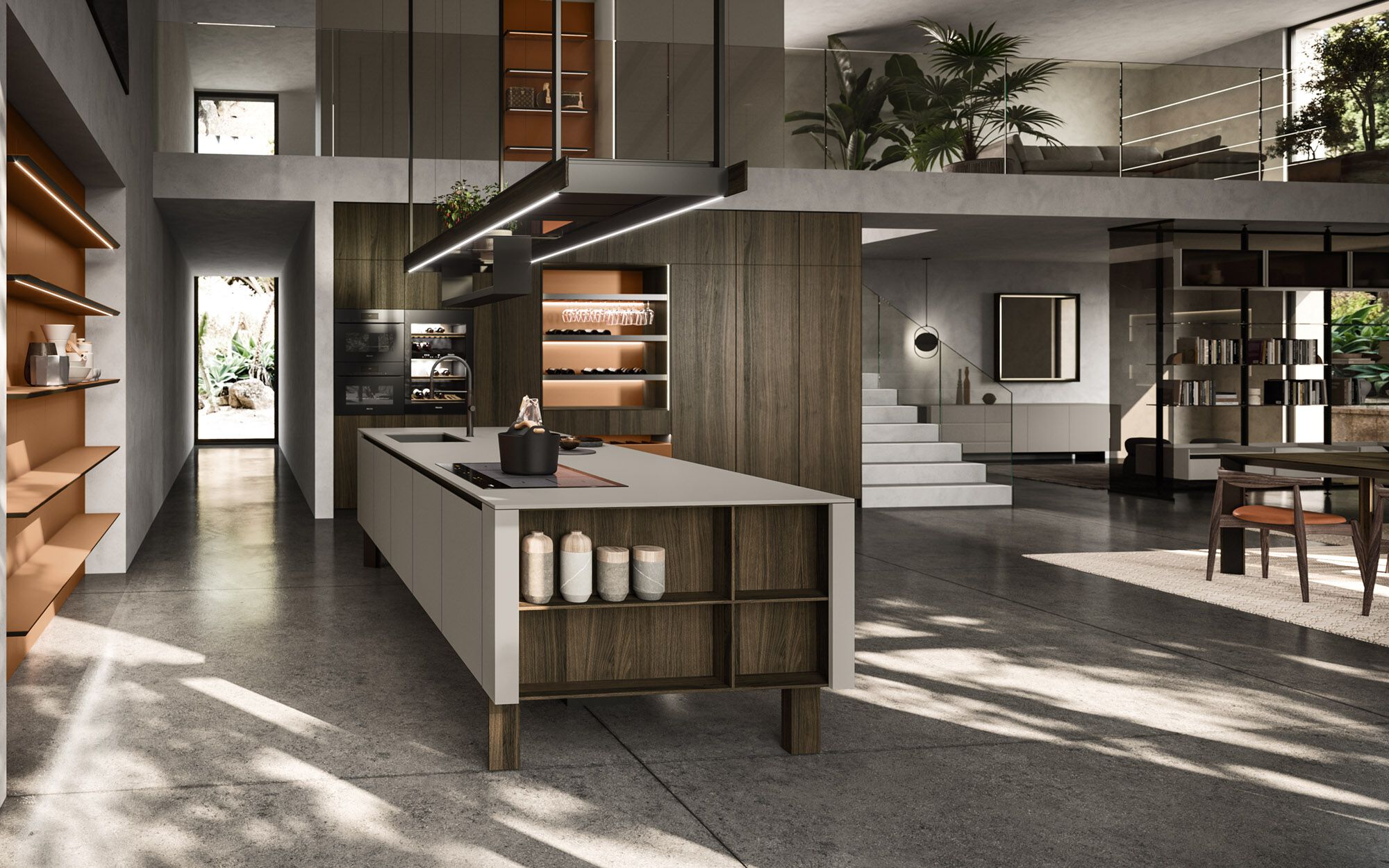 AK_PROJECT_04 Fitted kitchen with island By Arrital