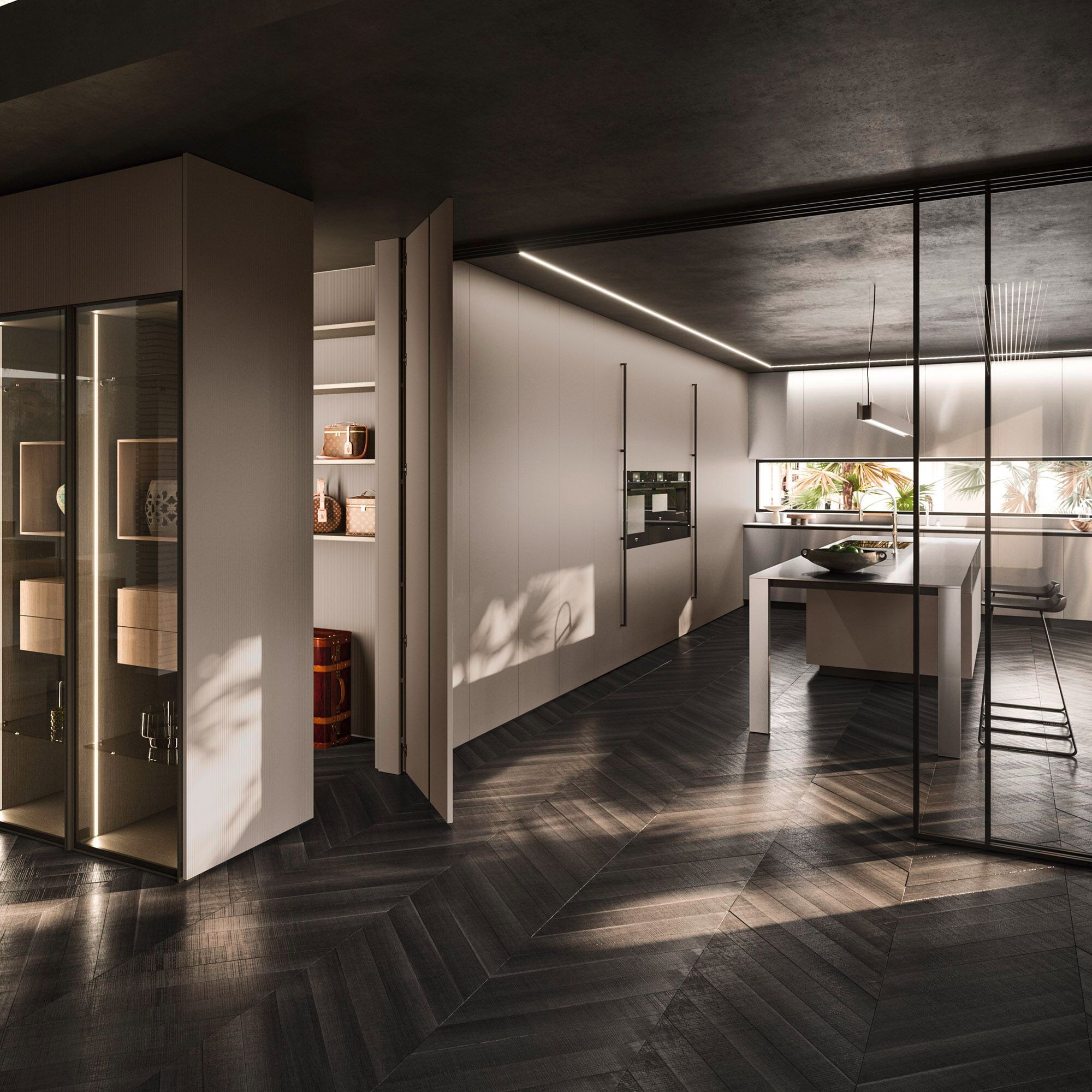 AK_PROJECT_07 Fitted kitchen with island By Arrital