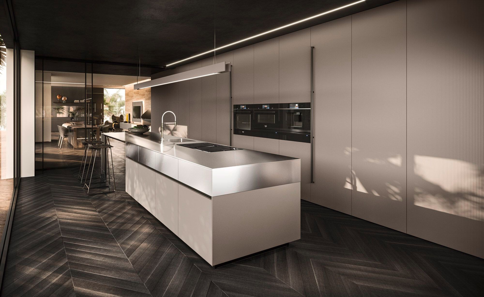 AK_PROJECT_07 Fitted kitchen with island By Arrital