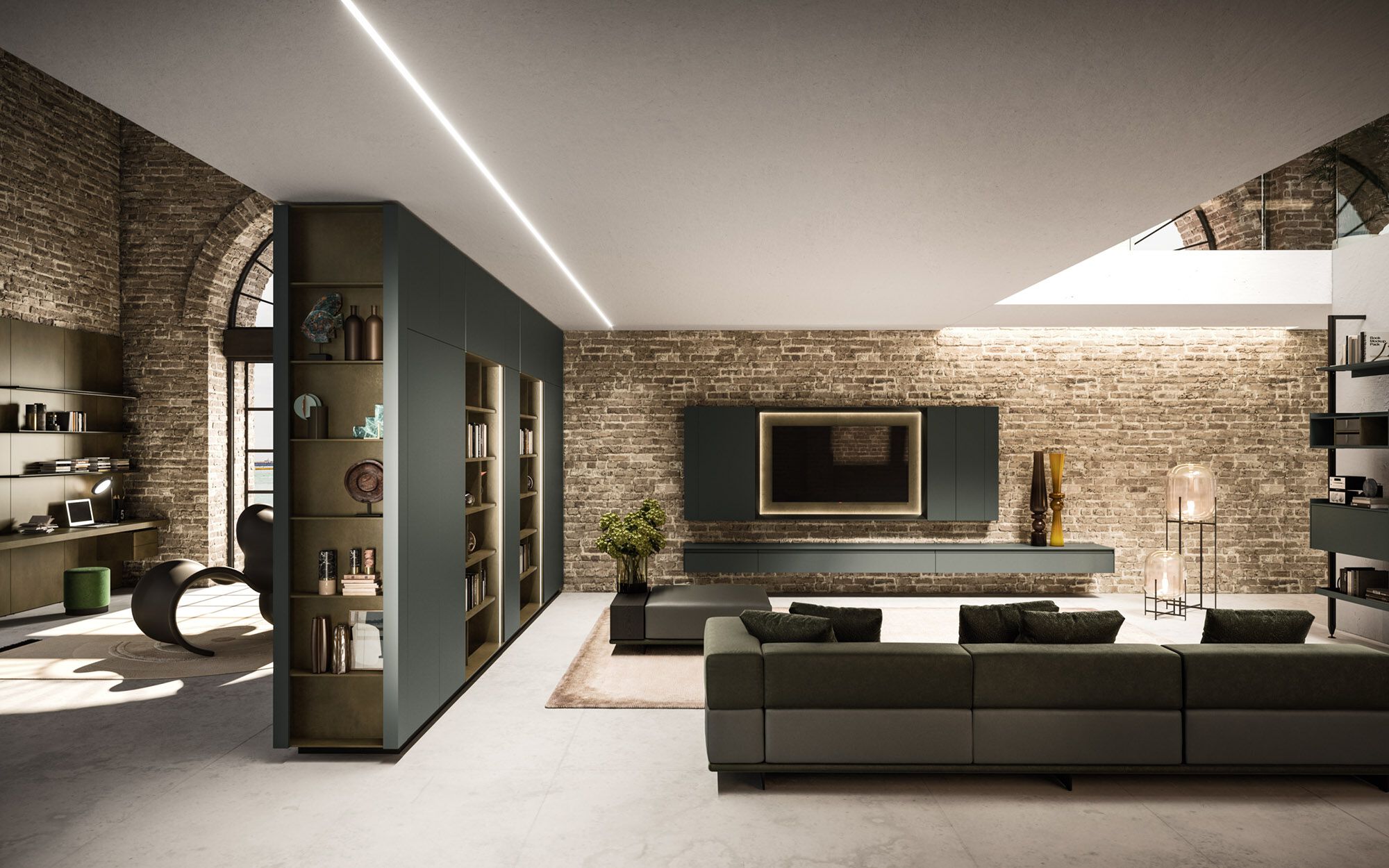 DIVIDER SYSTEM Divider wooden storage wall By Arrital