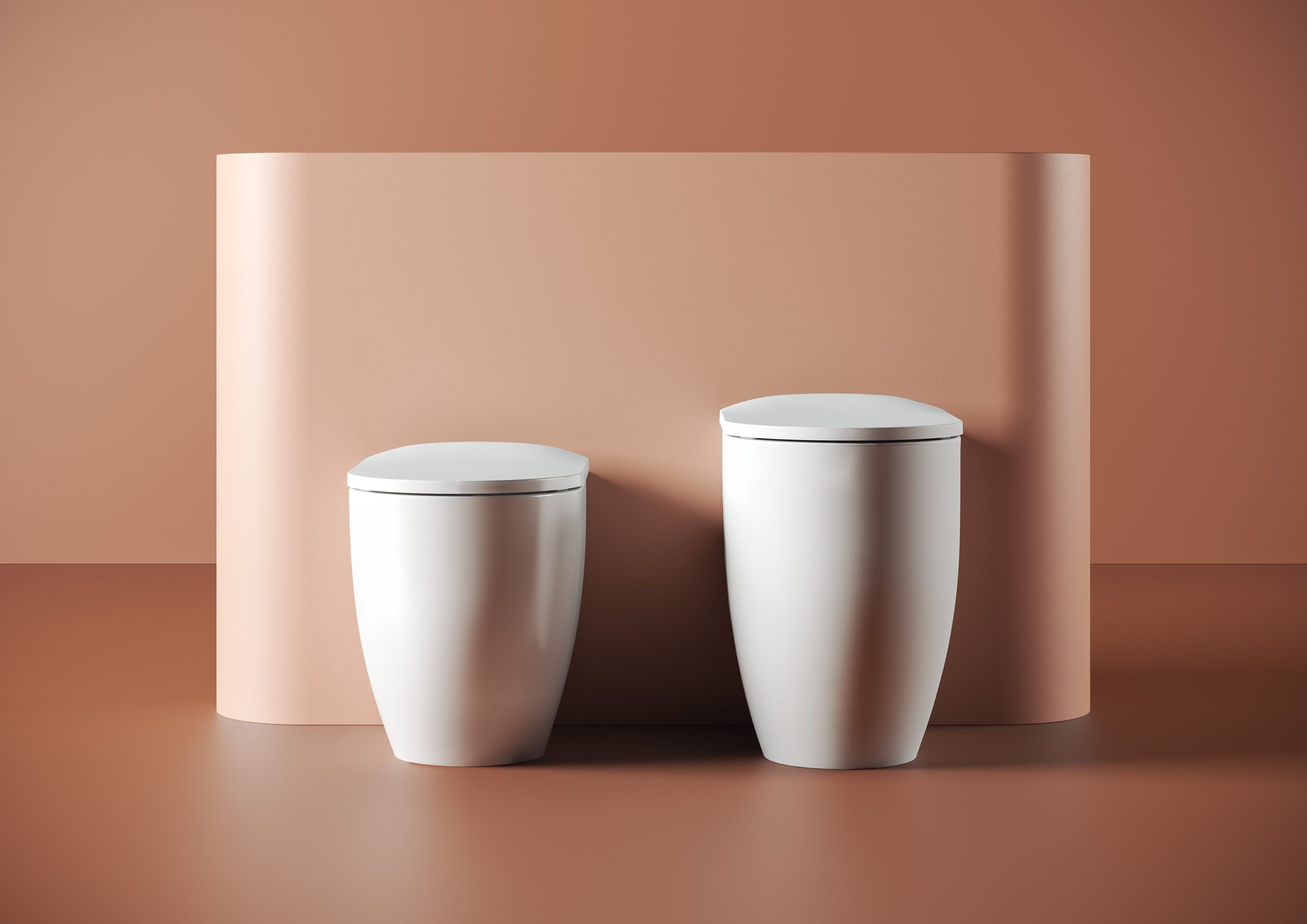 MONET PLUS Floor mounted rimless ceramic toilet By Artceram