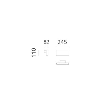 TWO FLAGS WALL Wall lamp By Artemide