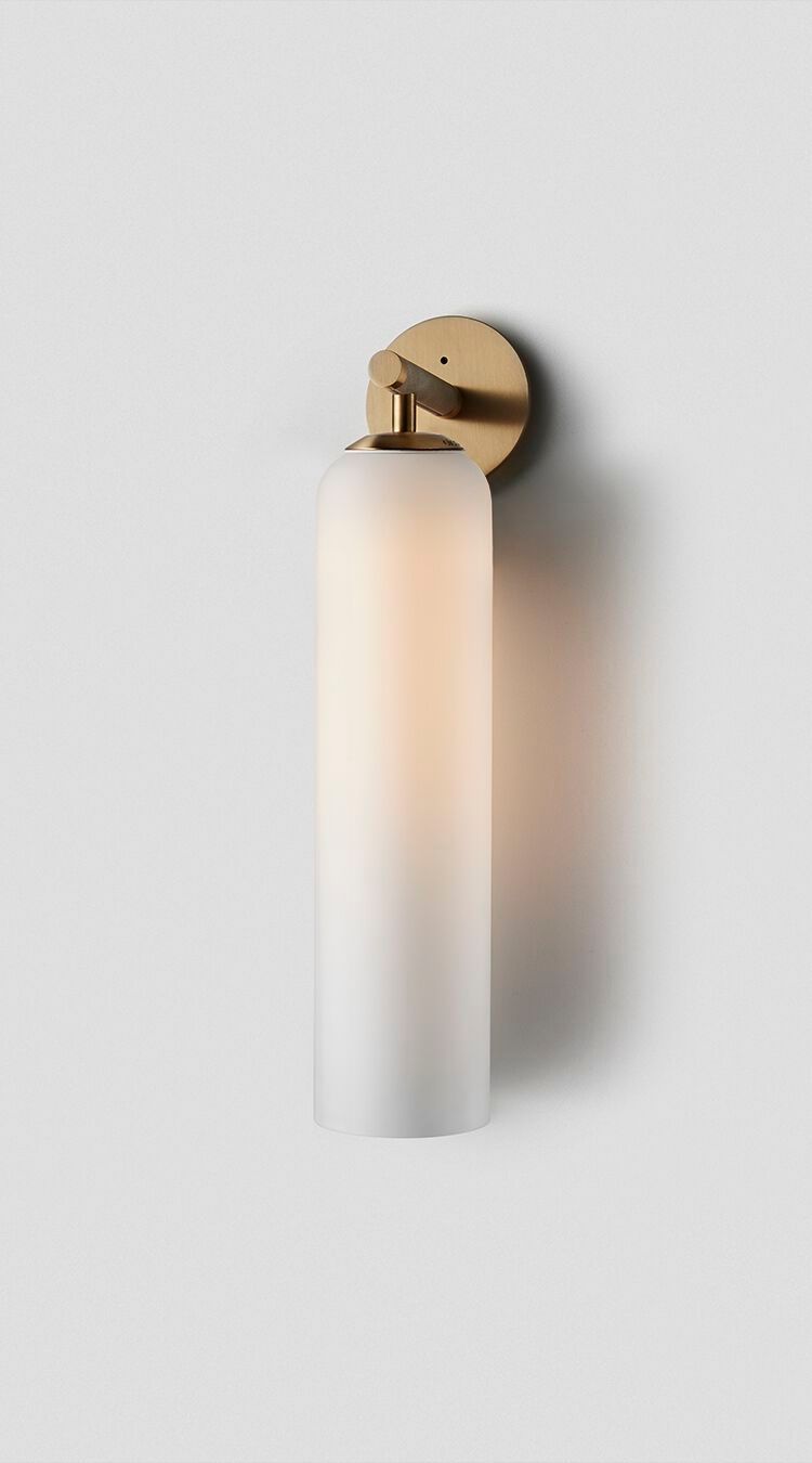 FLOAT SHORT HOVER LED blown glass wall lamp By Articolo Studios