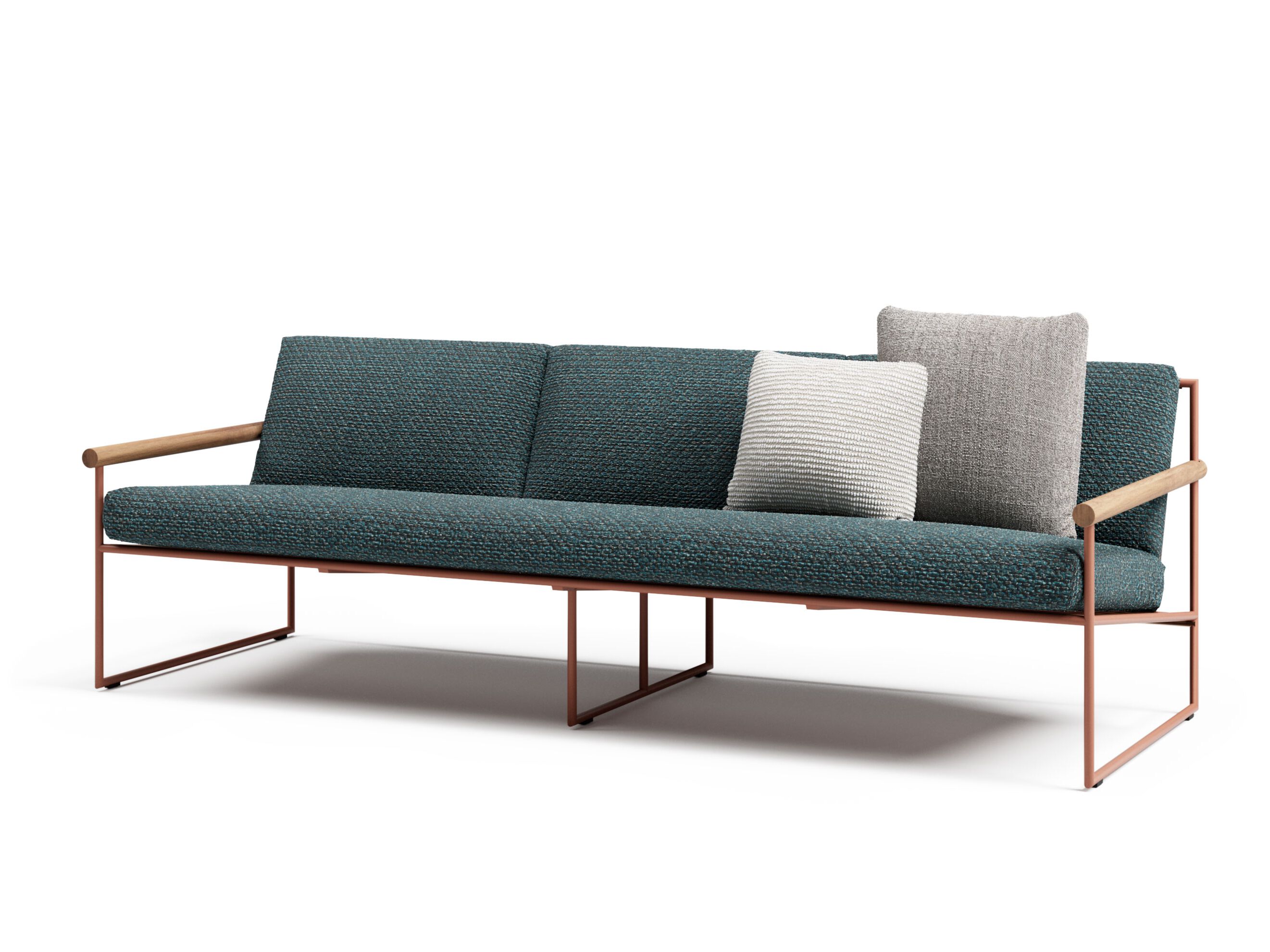 PIPE 3 seater fabric garden sofa By Atmosphera | design Busetti Garuti ...