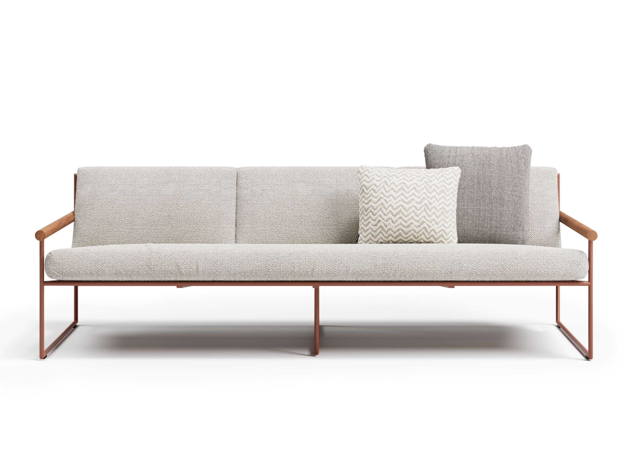 PIPE 3 seater fabric garden sofa By Atmosphera | design Busetti Garuti ...