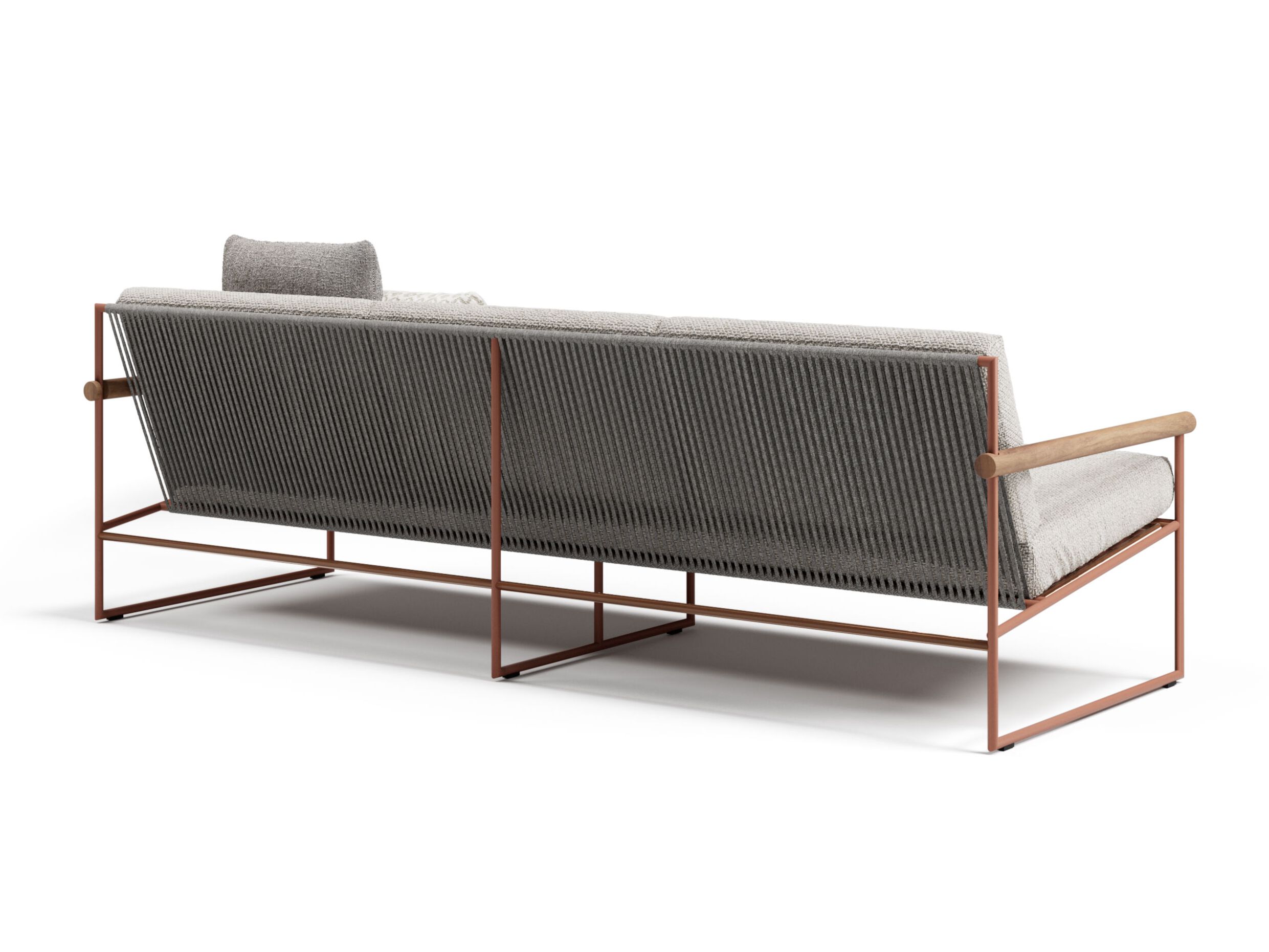 PIPE 3 seater fabric garden sofa By Atmosphera | design Busetti Garuti ...