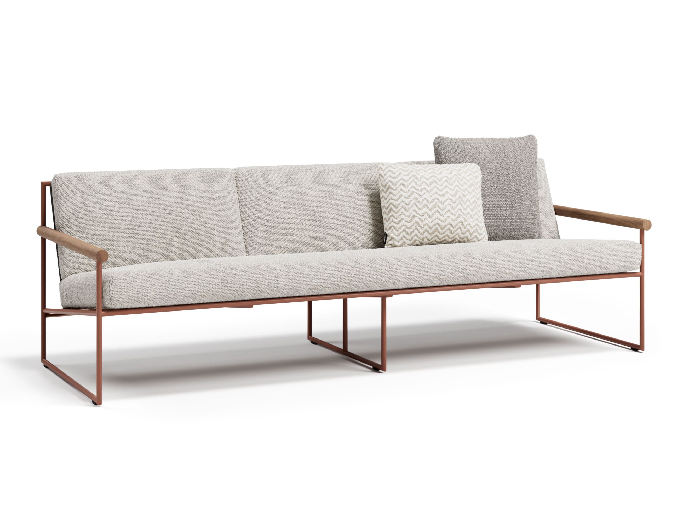 PIPE 3 seater fabric garden sofa By Atmosphera | design Busetti Garuti ...