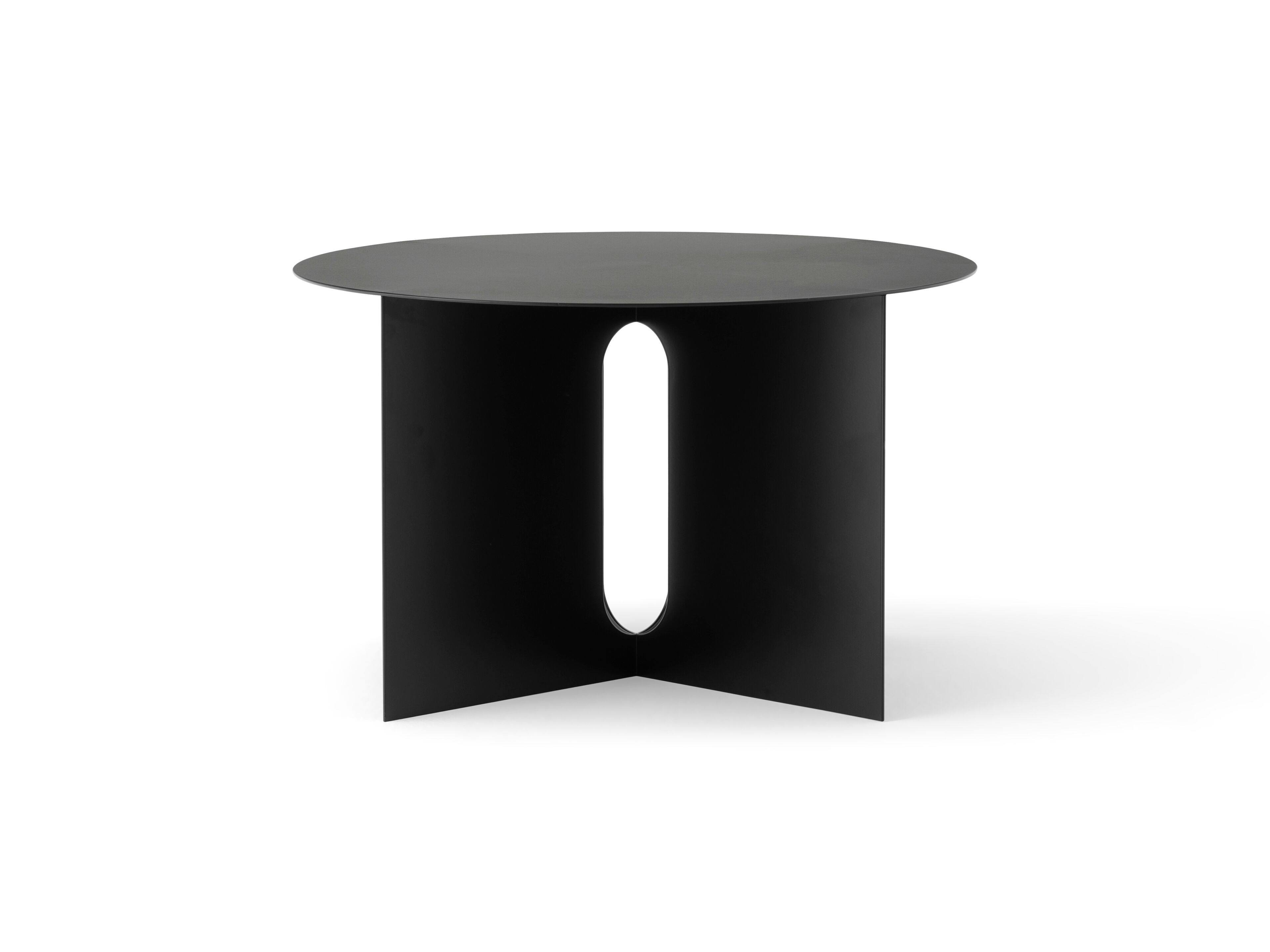 ANDROGYNE Round steel side table By Audo Copenhagen