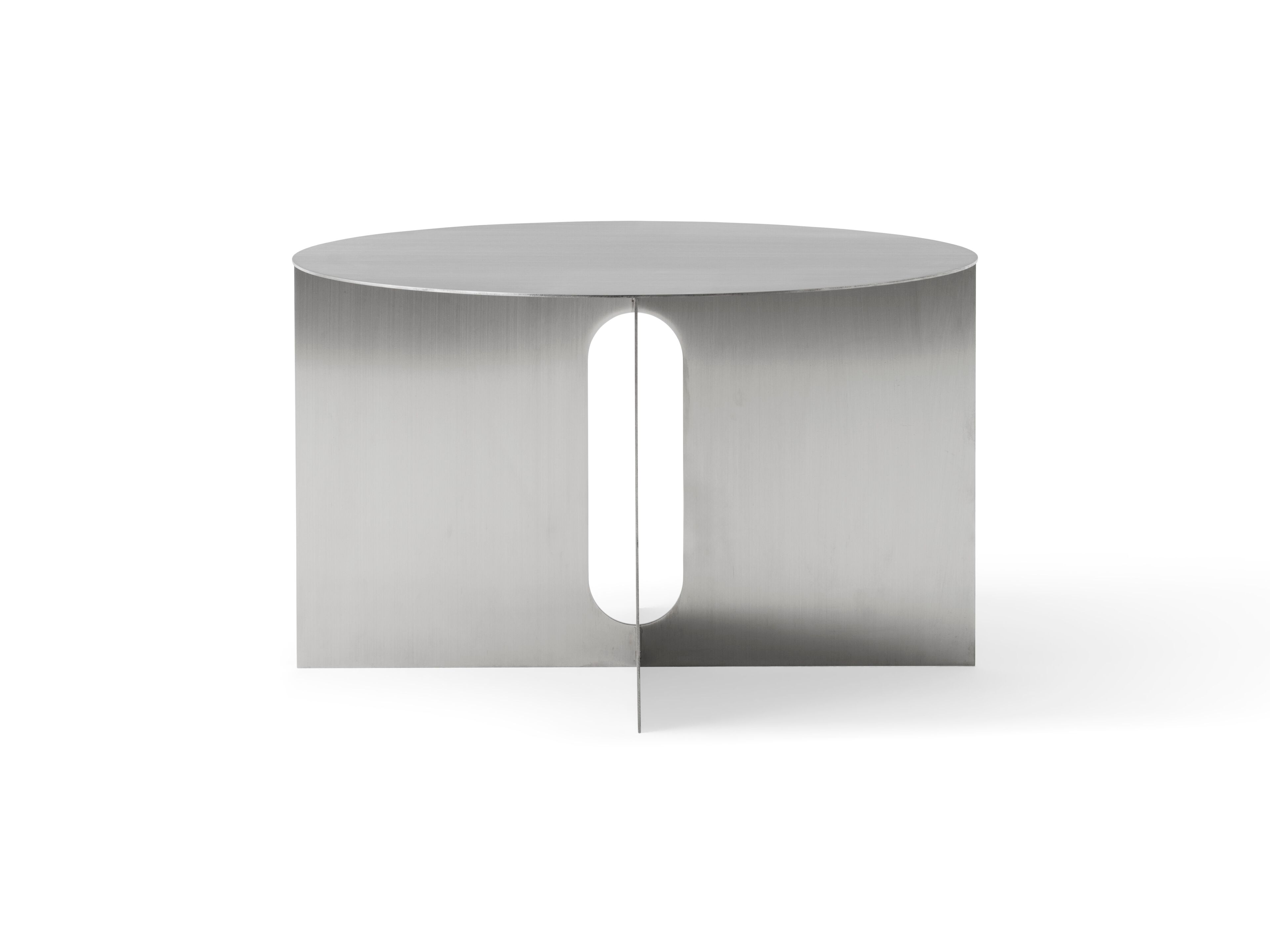 ANDROGYNE Round steel side table By Audo Copenhagen