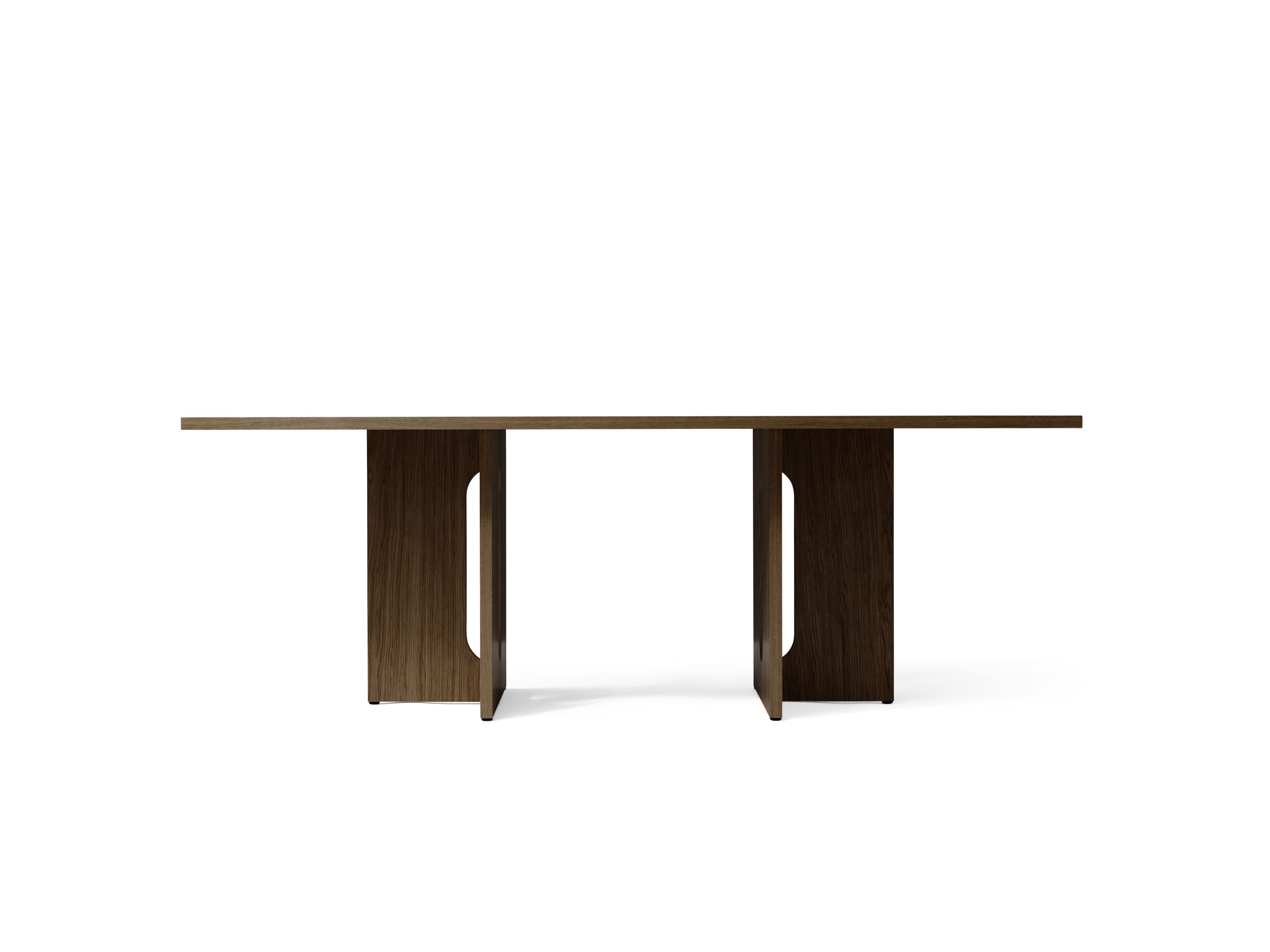 ANDROGYNE Rectangular wooden dining table By Audo Copenhagen
