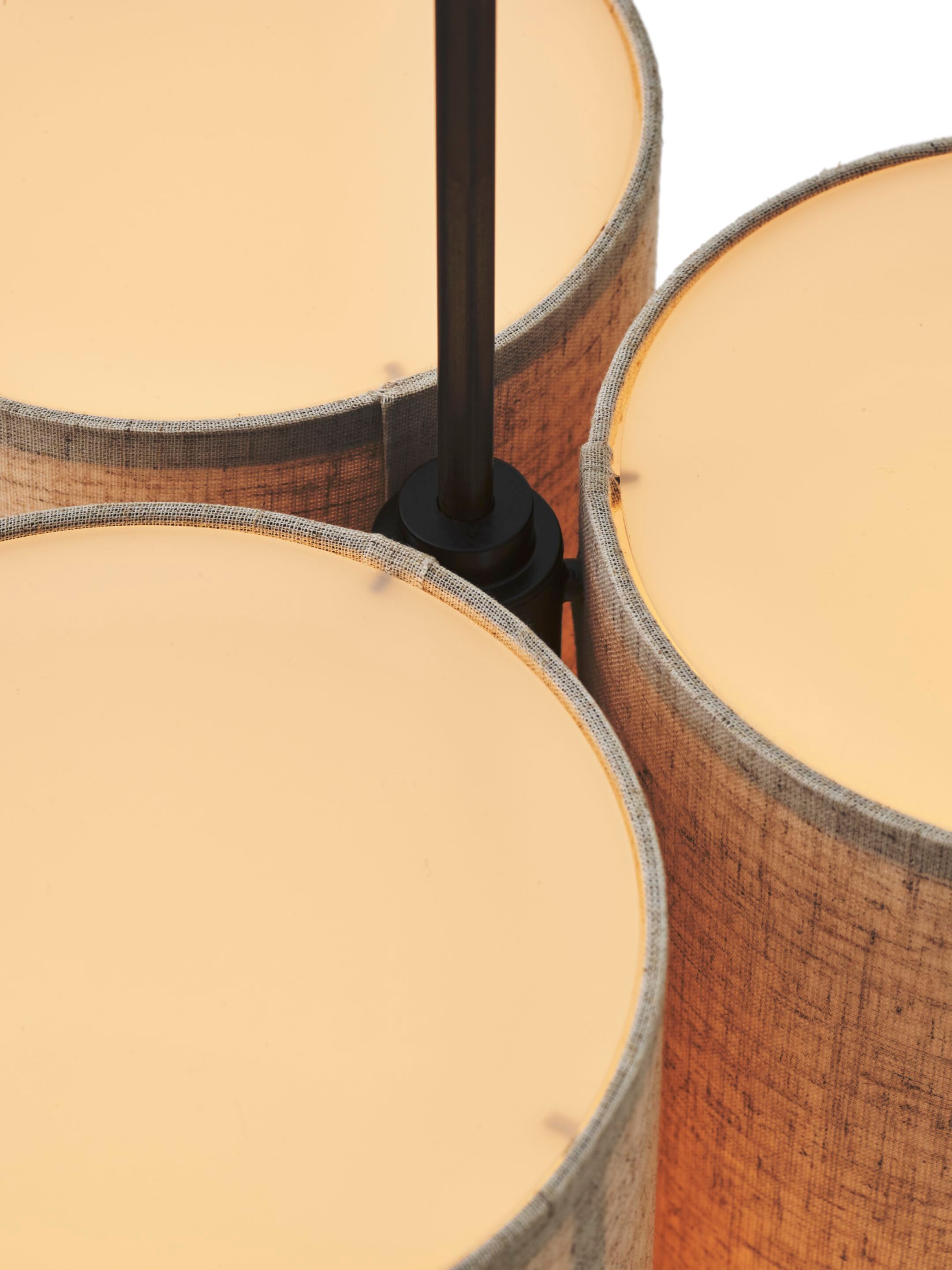 HASHIRA CLUSTER Linen pendant lamp By Audo Copenhagen | design Norm ...