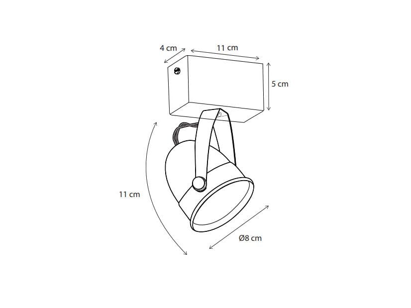 SPOT ON TRACK - NO DRIVER Illuminazione a binario By Authentage Lighting