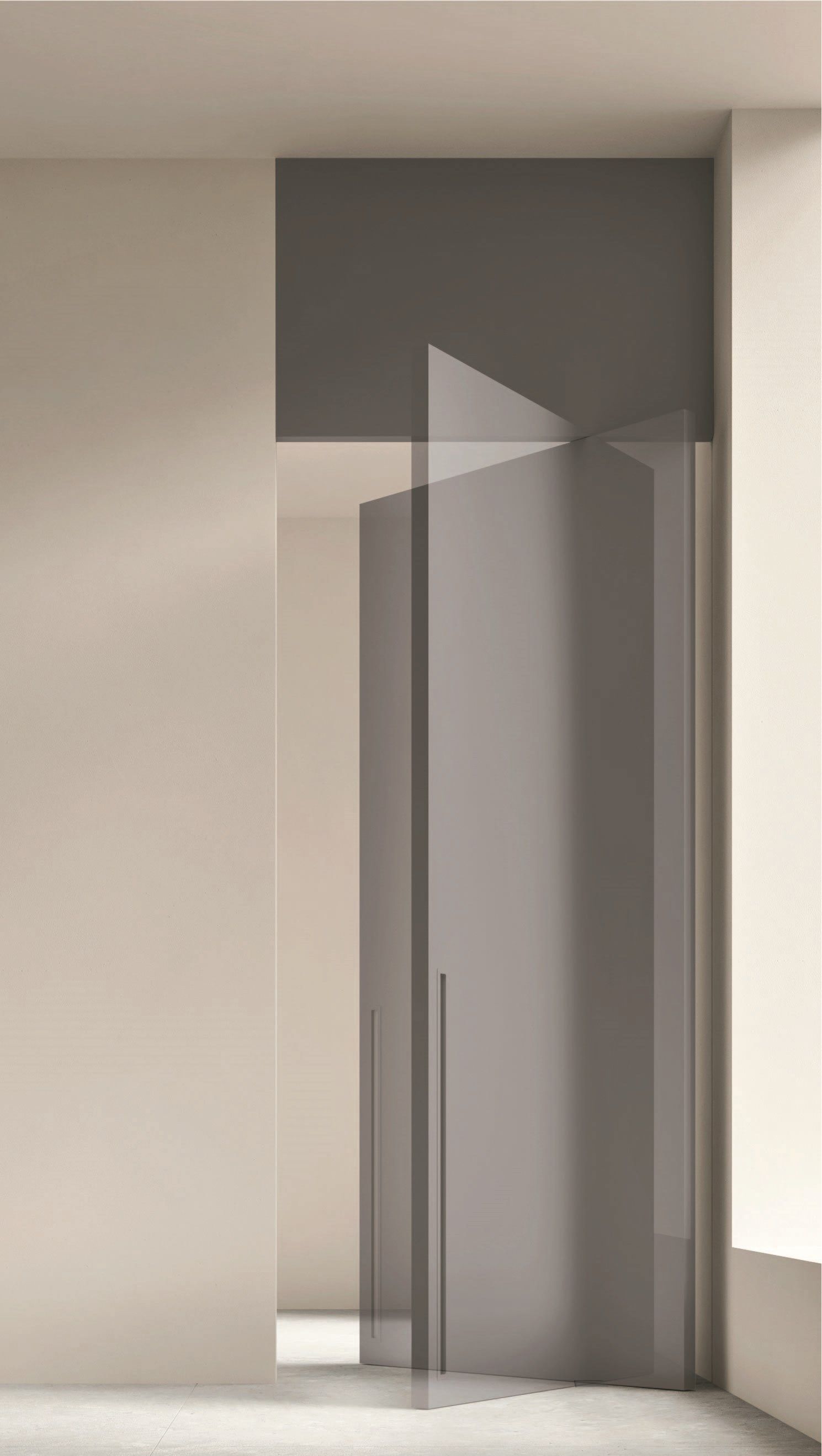 Porta a bilico a filo muro B-LICO - BLUINTERNI - Edilportale