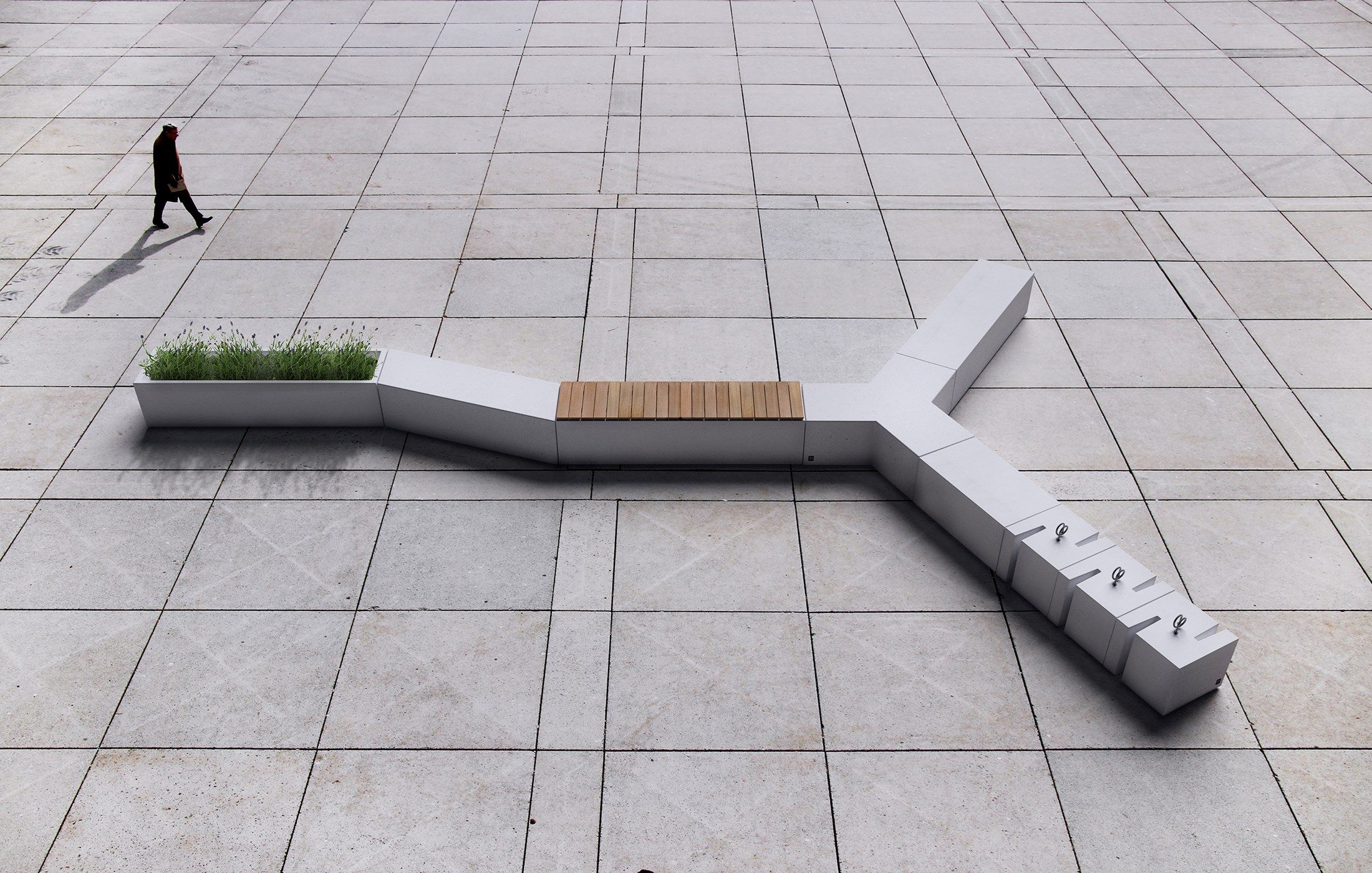 Concrete Bicycle rack B PARK By SIT