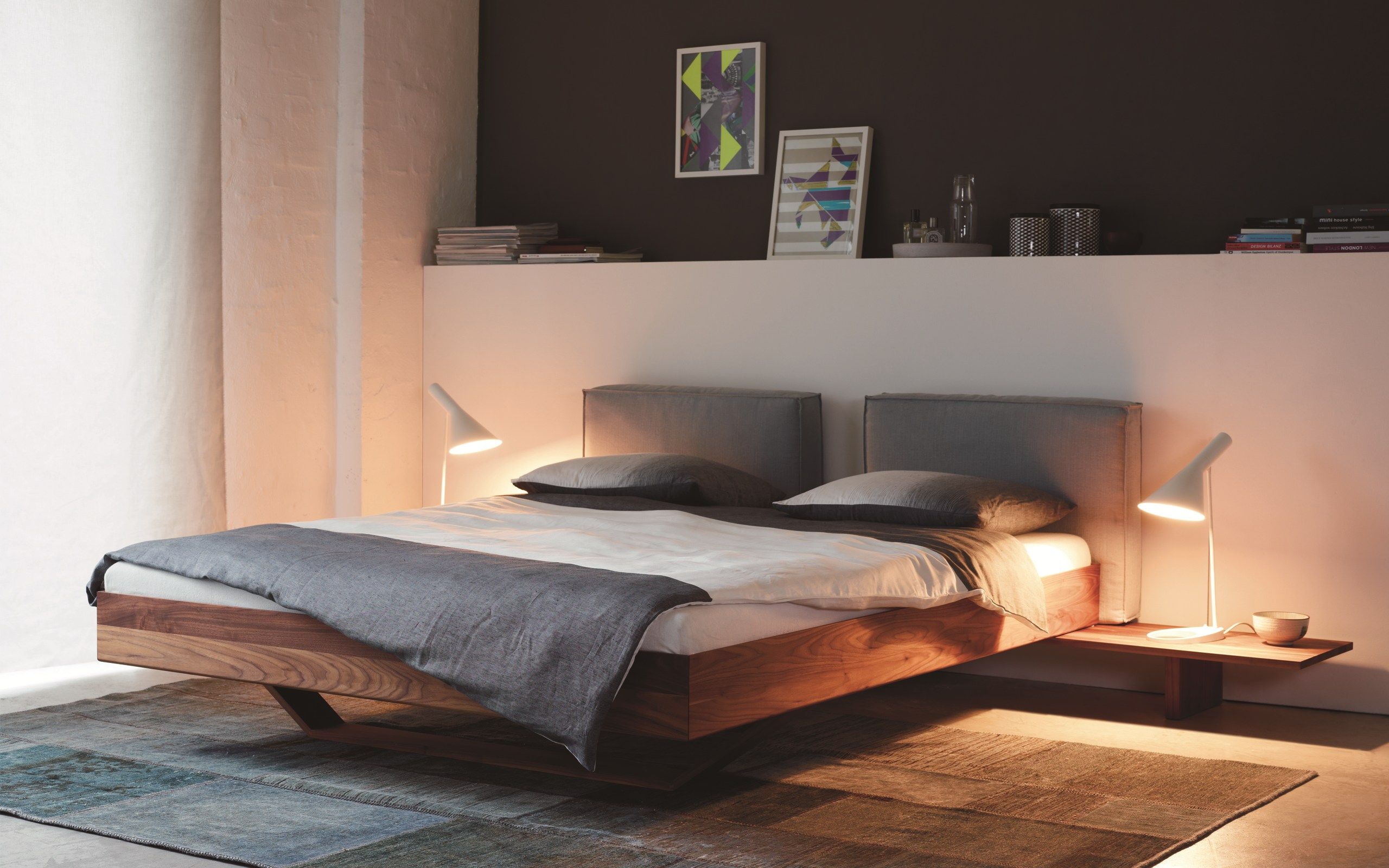 B15 Wooden double bed By MORE | design Bernhard Müller