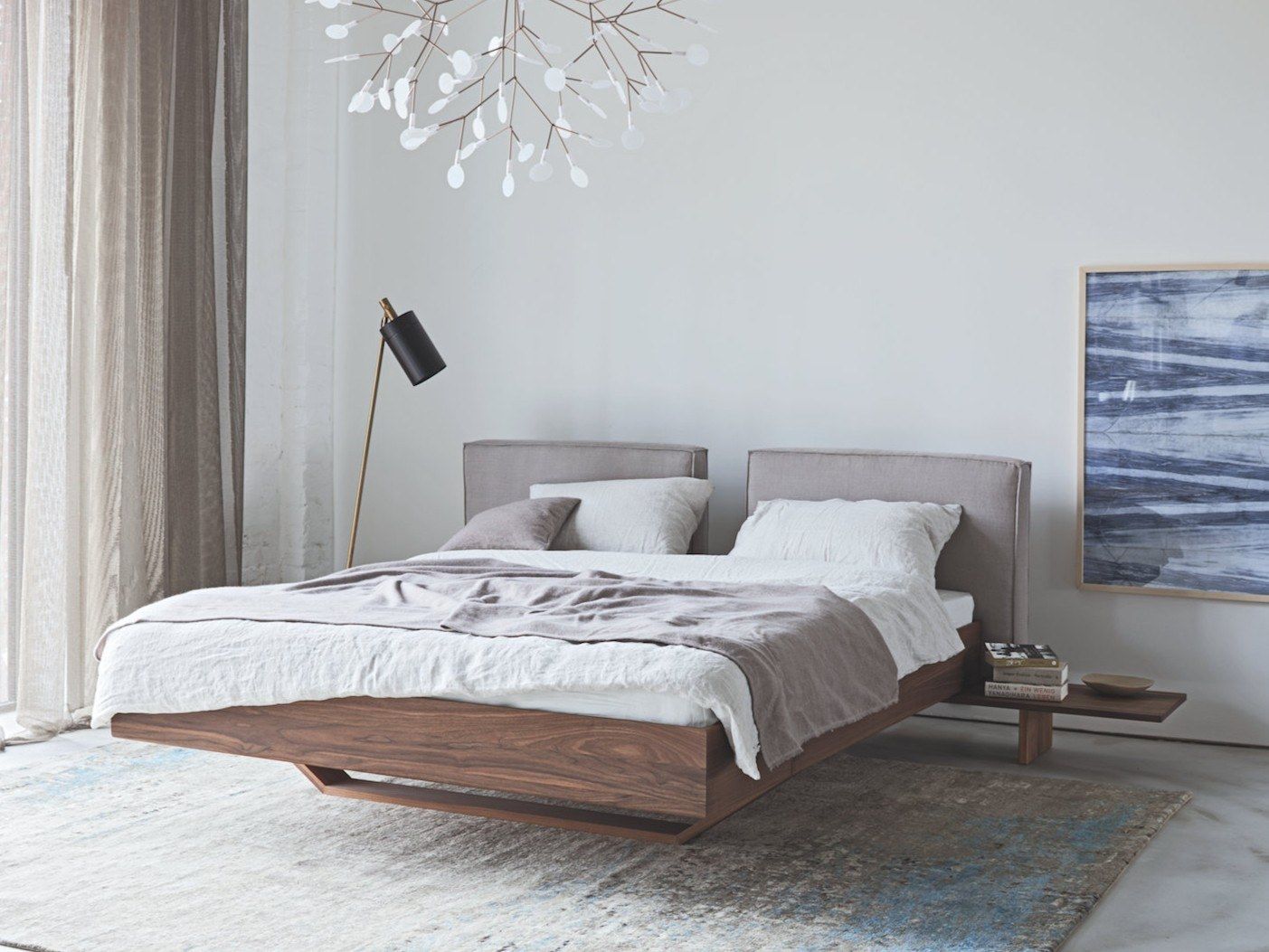 B15 Wooden double bed By MORE | design Bernhard Müller