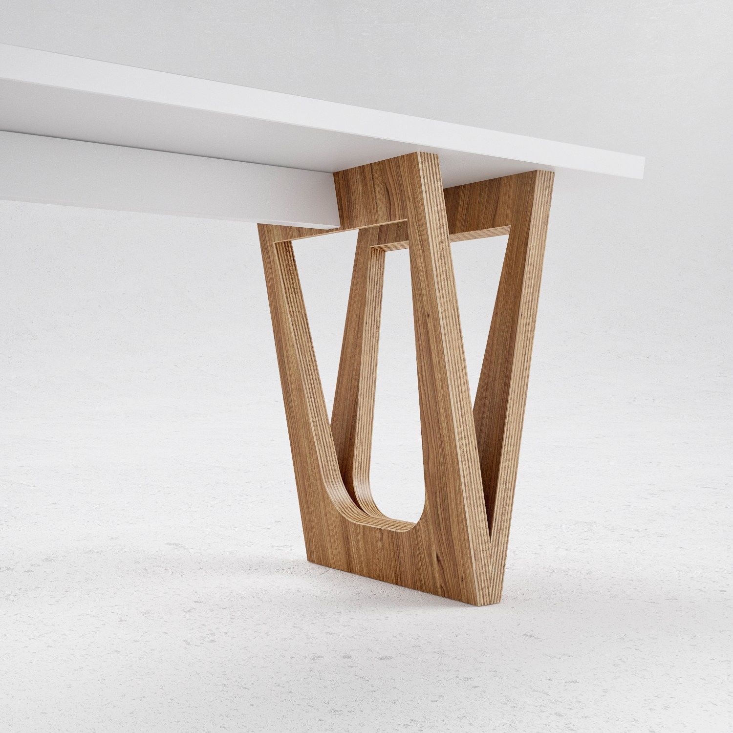 Wood veneer bench seating B2 B Collection By ODESD2 design Svyatoslav Zbroy