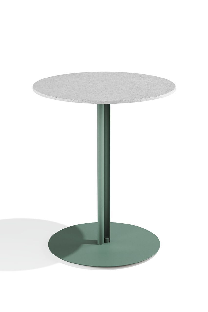 GAO Round powder coated steel table By BABEL D | design Simone Bonanni