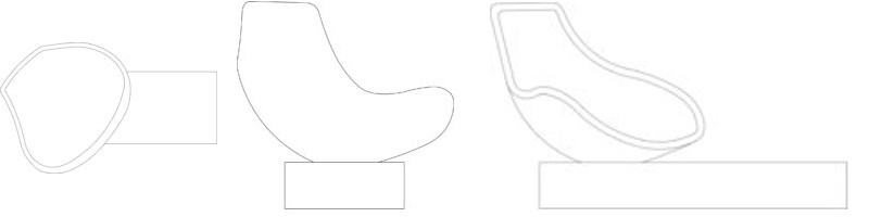 Swivel fabric easy chair BABLED By Offecct design Emmanuel Babled