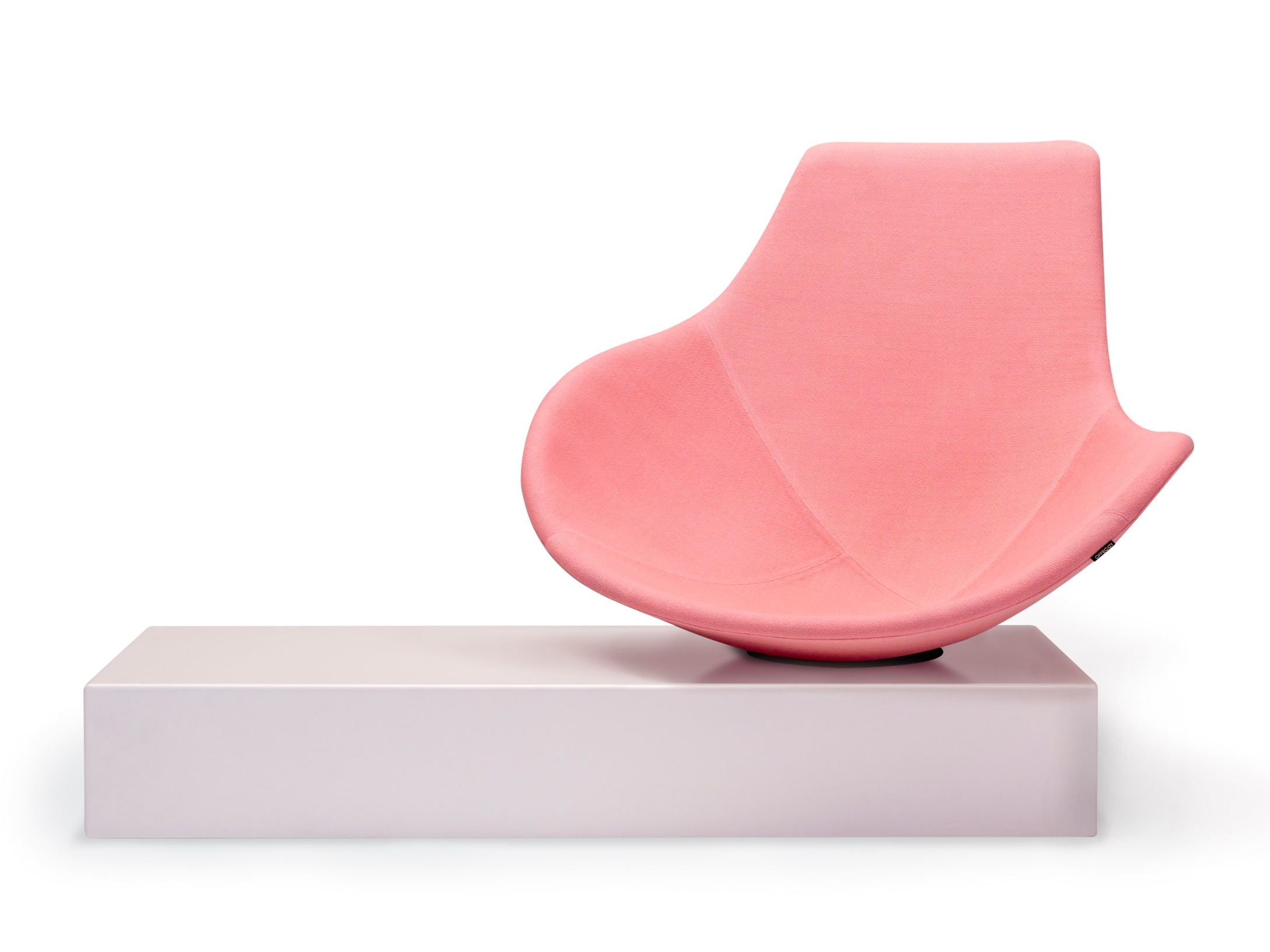 Swivel fabric easy chair BABLED By Offecct design Emmanuel Babled