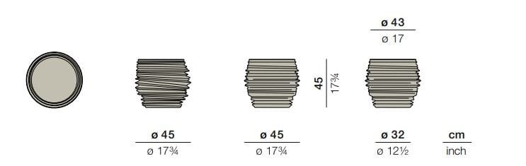 BABYLON | Low stool BABYLON Collection By Dedon design Harry&Camila