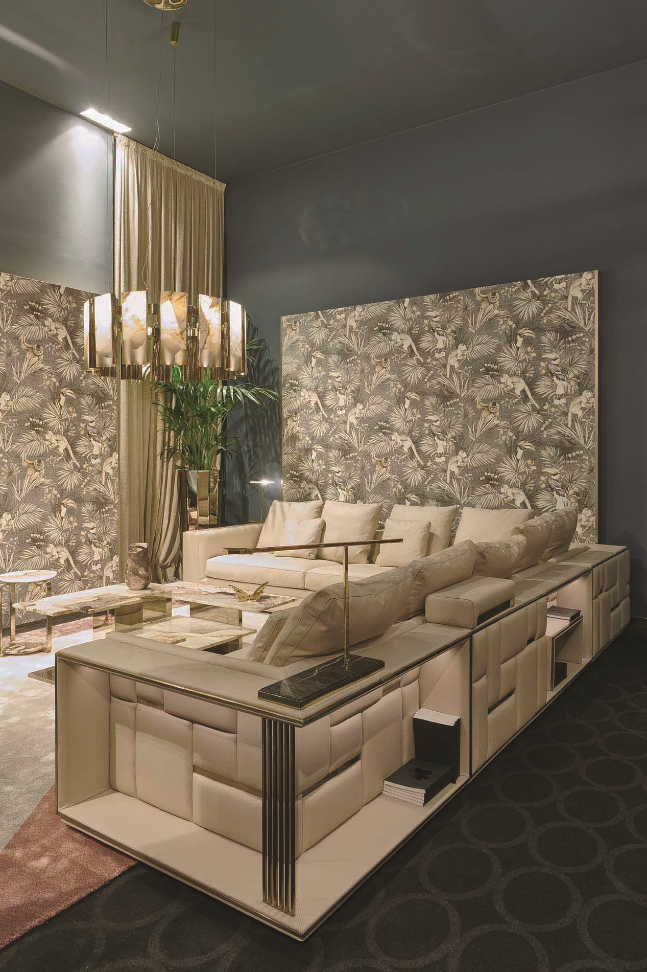 BABYLON RACK Modular leather sofa By Visionnaire | design Alessandro La ...