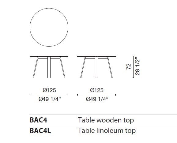 BAC TABLE Table By Cappellini | design Jasper Morrison