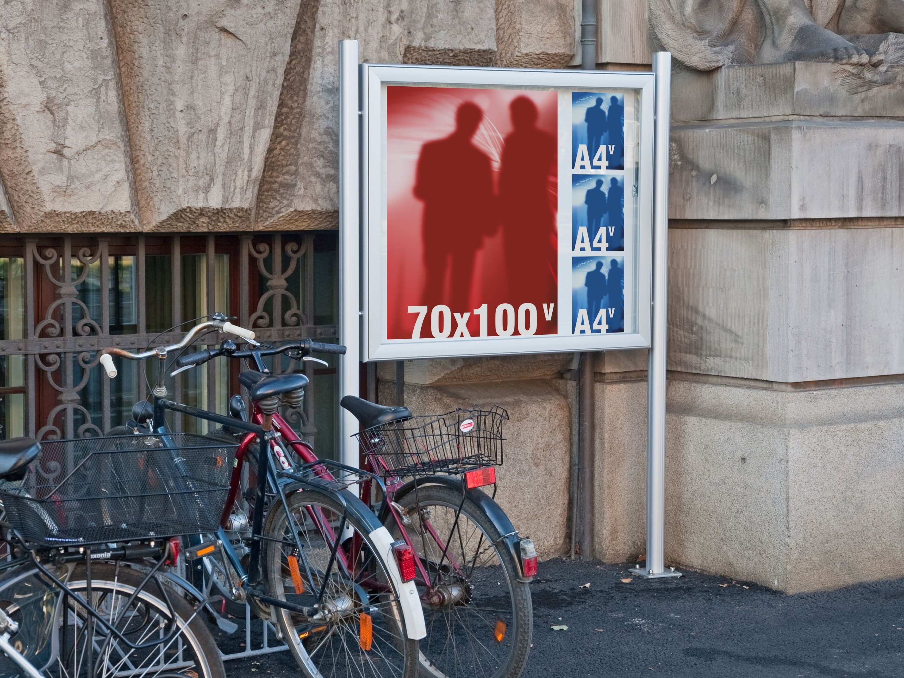 BACHECA PER ESTERNO | Bacheca autoportante By STUDIO T