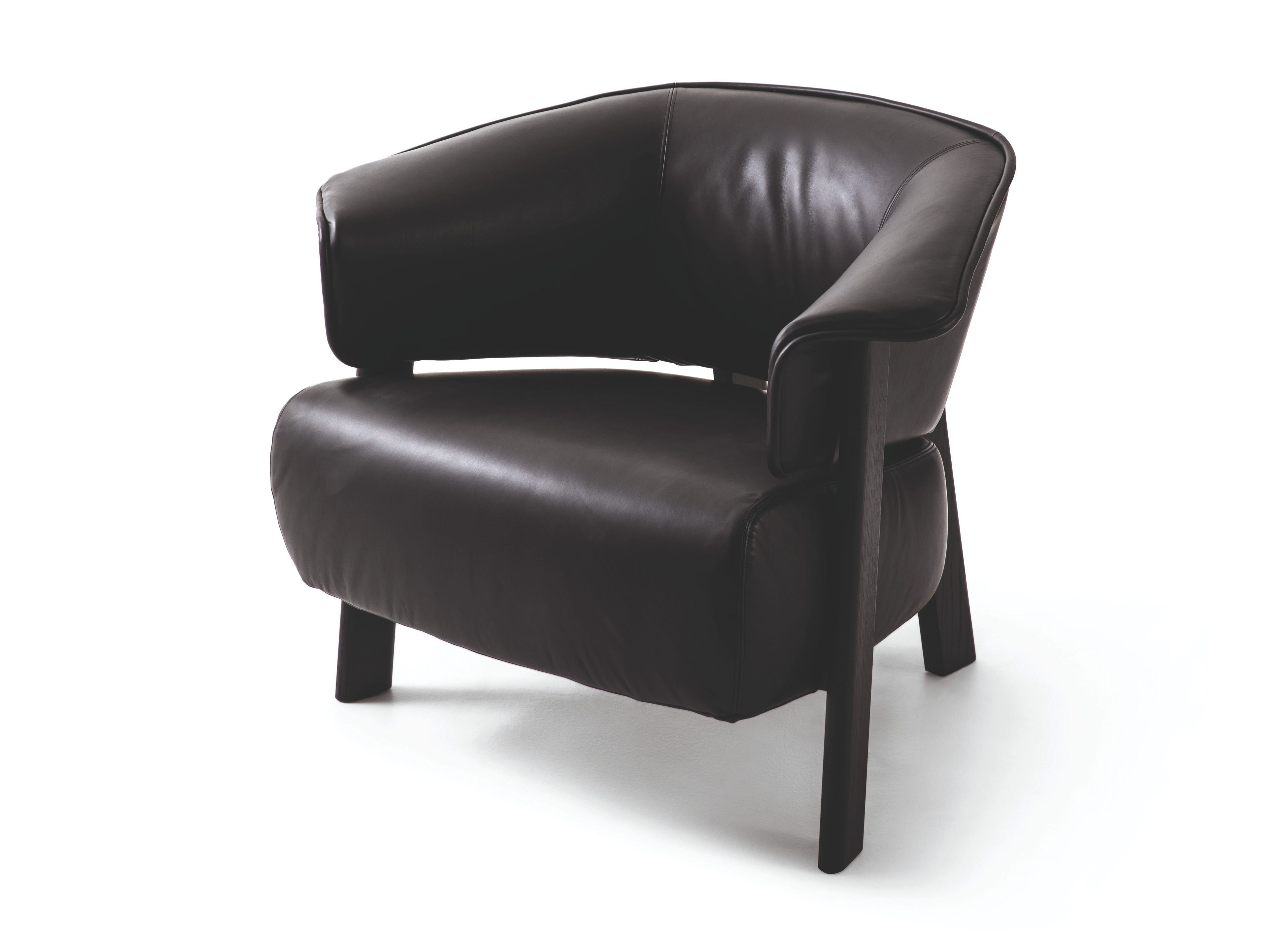 BACK-WING ARMCHAIR Leather armchair with armrests By Cassina | design ...