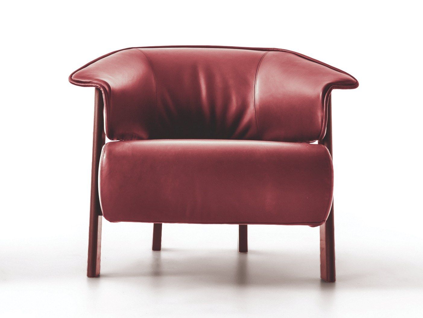 BACK-WING ARMCHAIR Leather armchair with armrests By Cassina | design ...