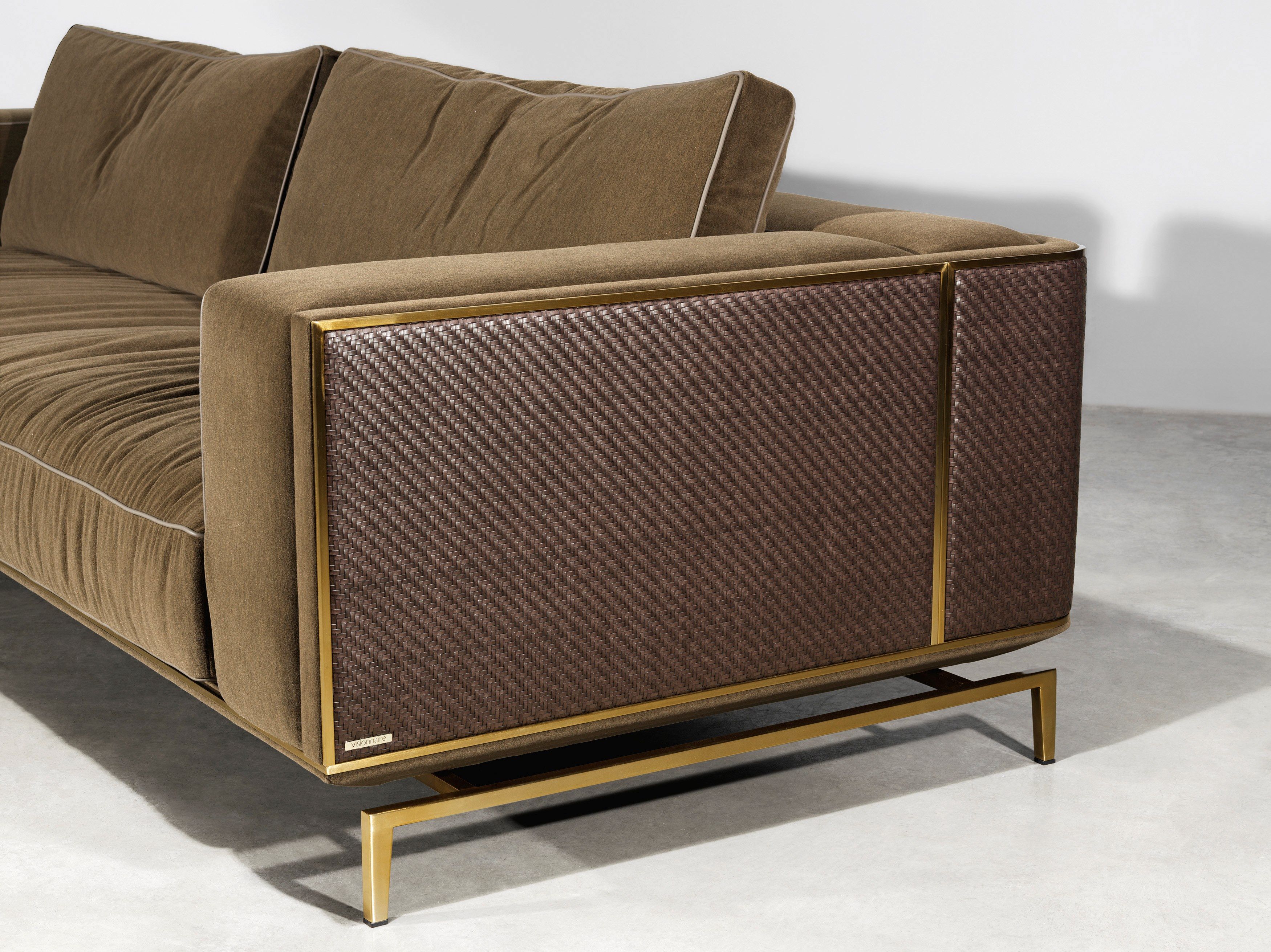 BACKSTAGE | 3 seater sofa Sectional 3 seater fabric sofa By Visionnaire ...