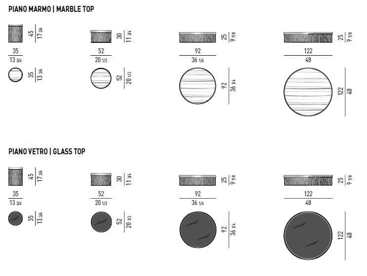 Coffee table BAILLY By Minotti design Rodolfo Dordoni