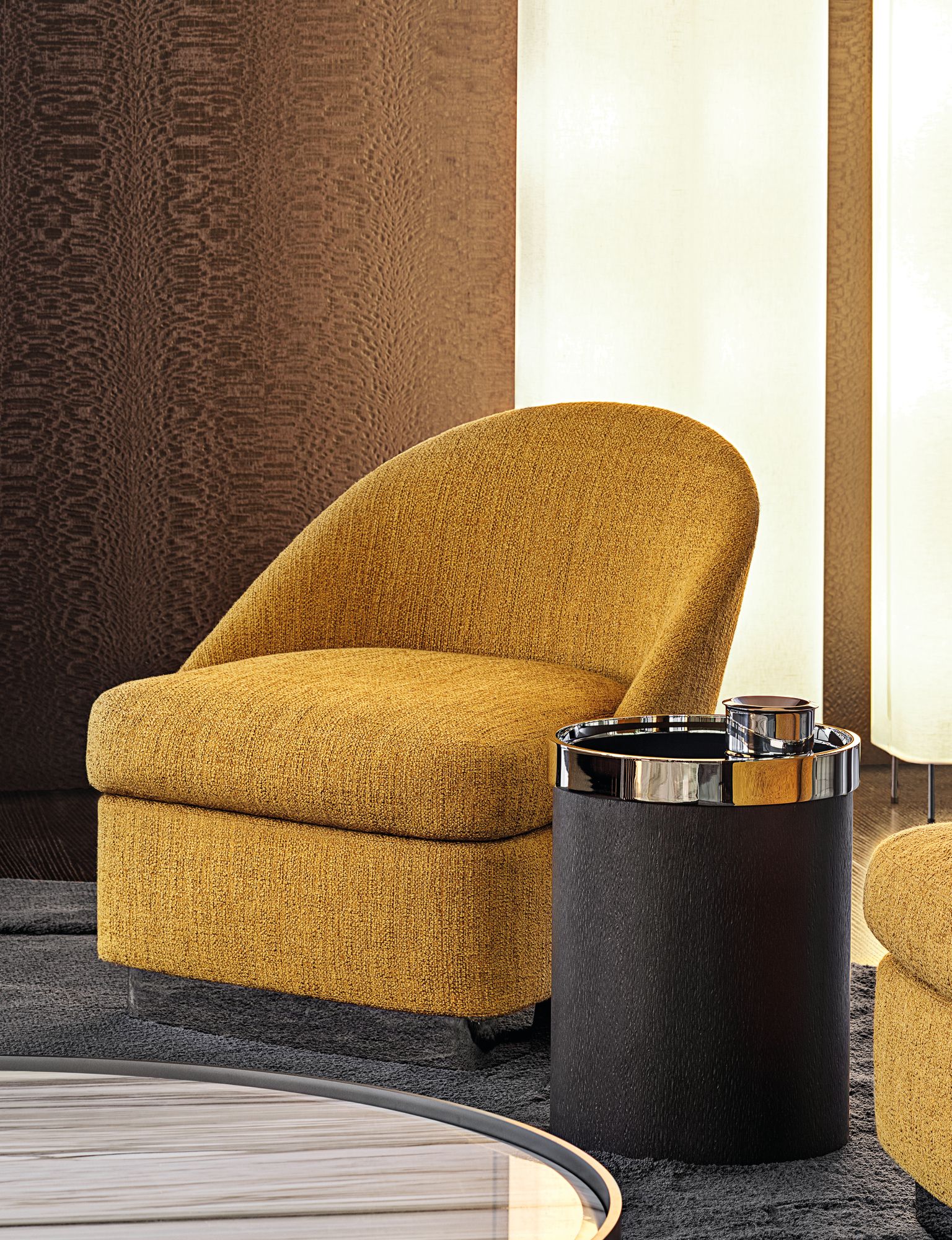 Coffee table BAILLY By Minotti design Rodolfo Dordoni