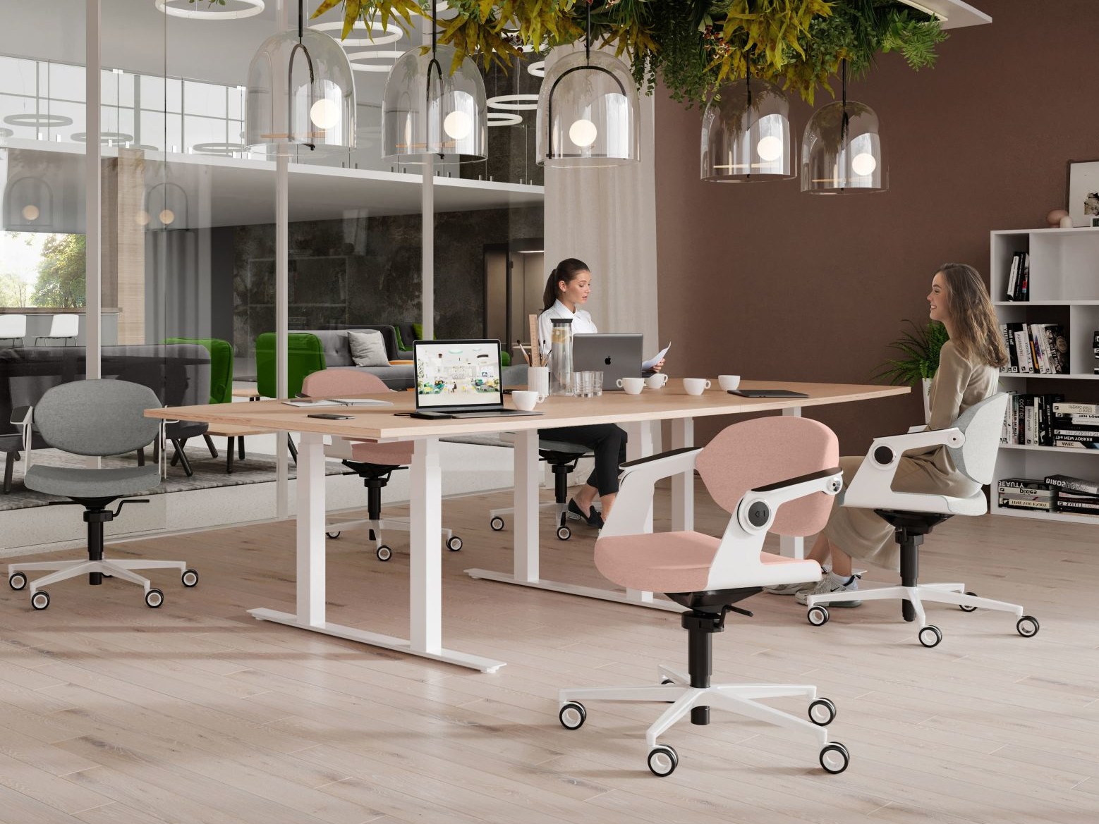 BALANCE.CHAIR Ergonomic swivel office chair with 5-Spoke base By König ...
