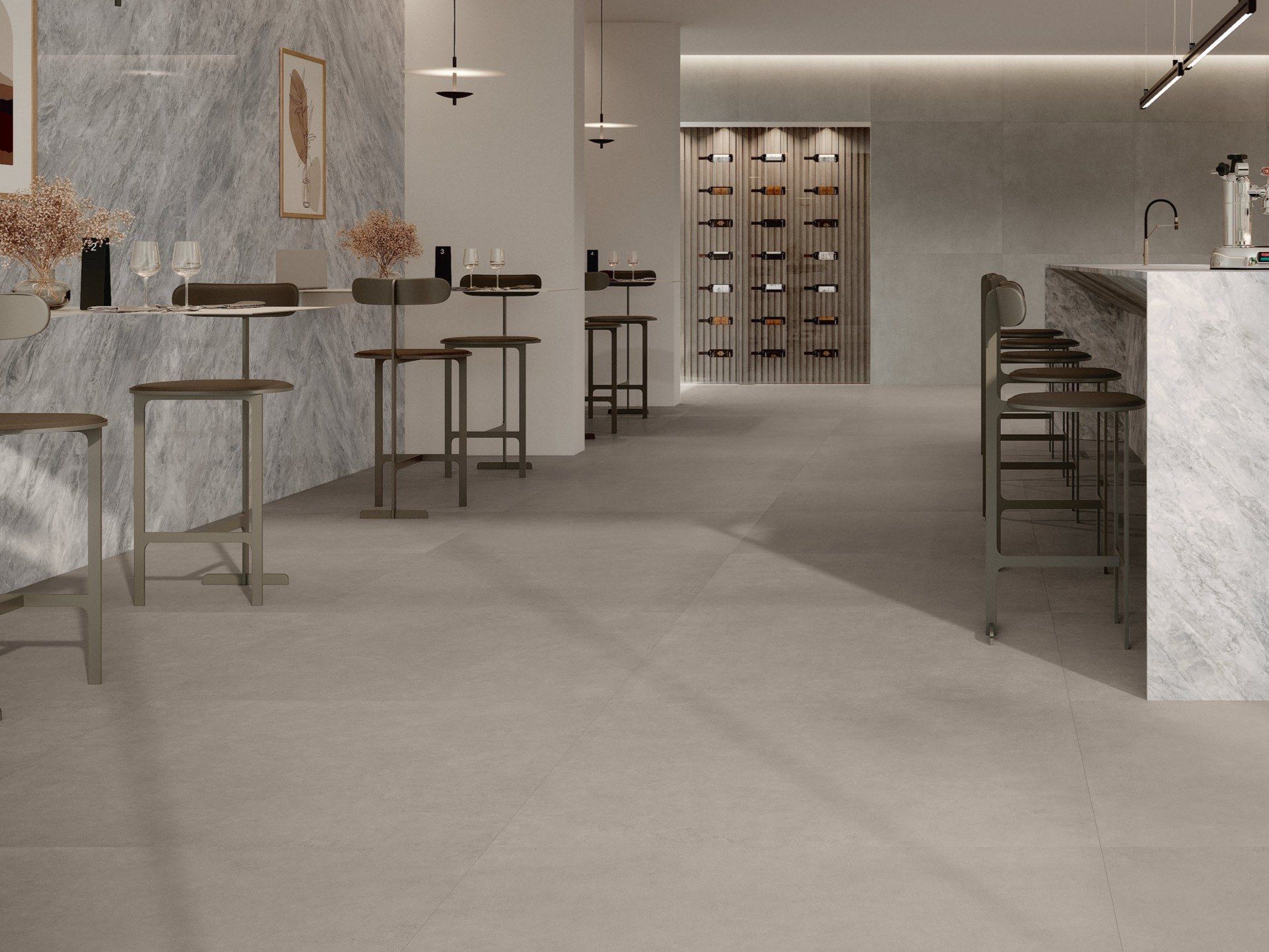 BALANCE - DARK GREY wall/floor tiles By ARIOSTEA
