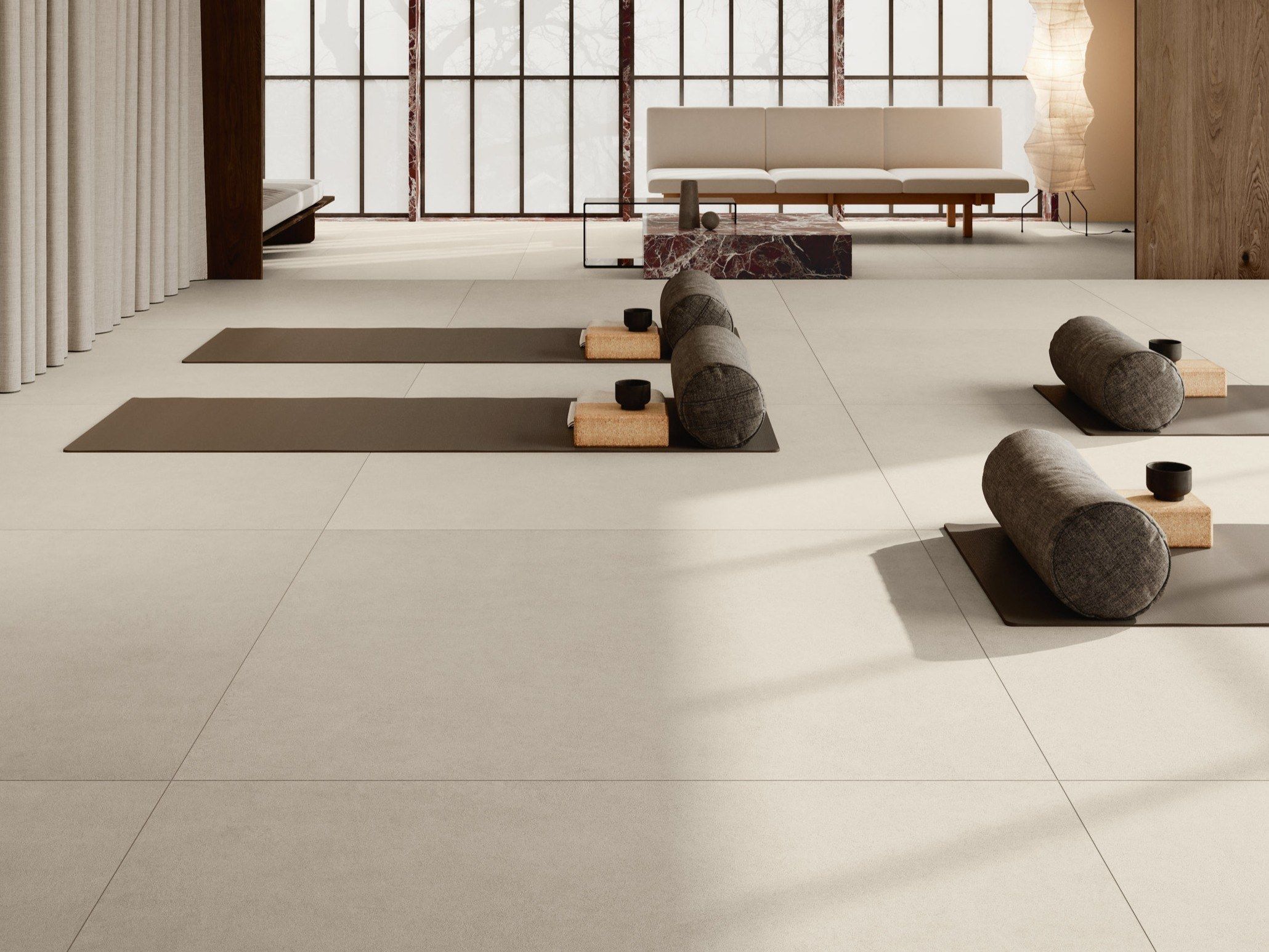 BALANCE - LIGHT GREY wall/floor tiles By ARIOSTEA