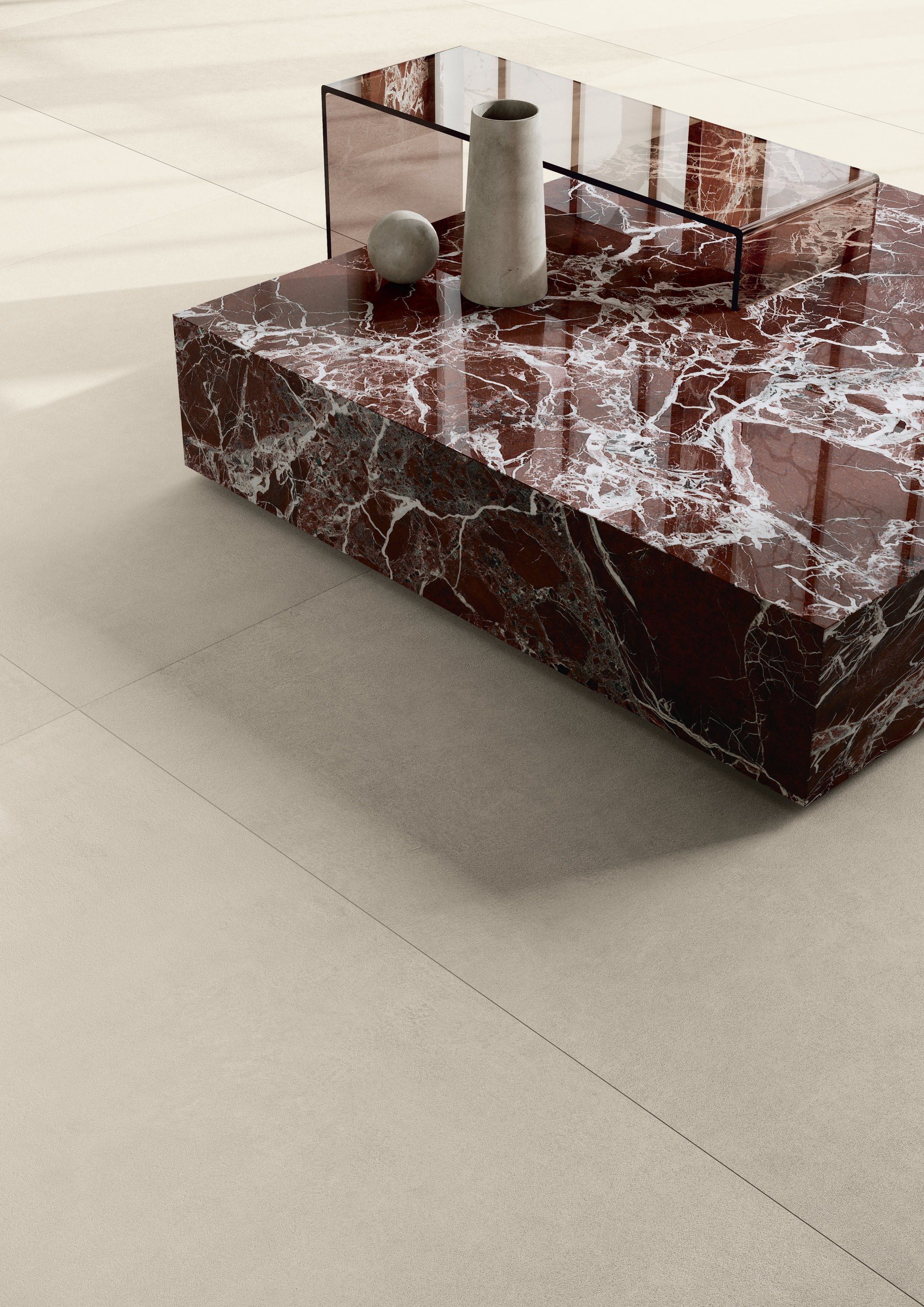 BALANCE - LIGHT GREY wall/floor tiles By ARIOSTEA