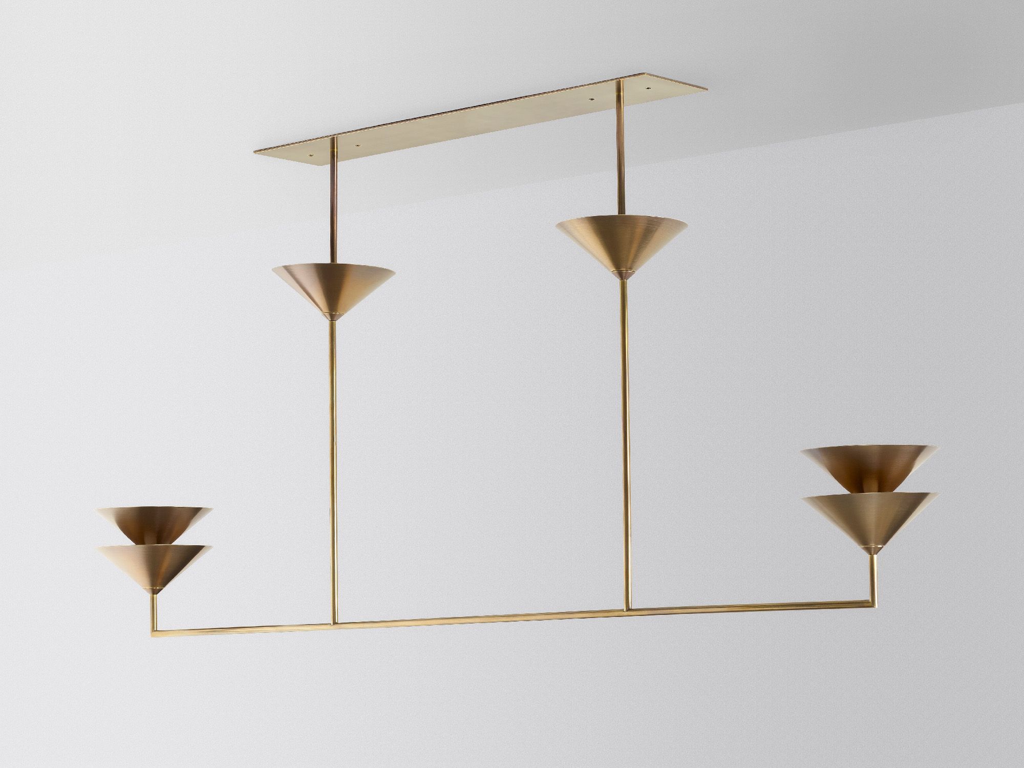 LED ceiling lamp BALANCED STACK By Volker Haug Studio