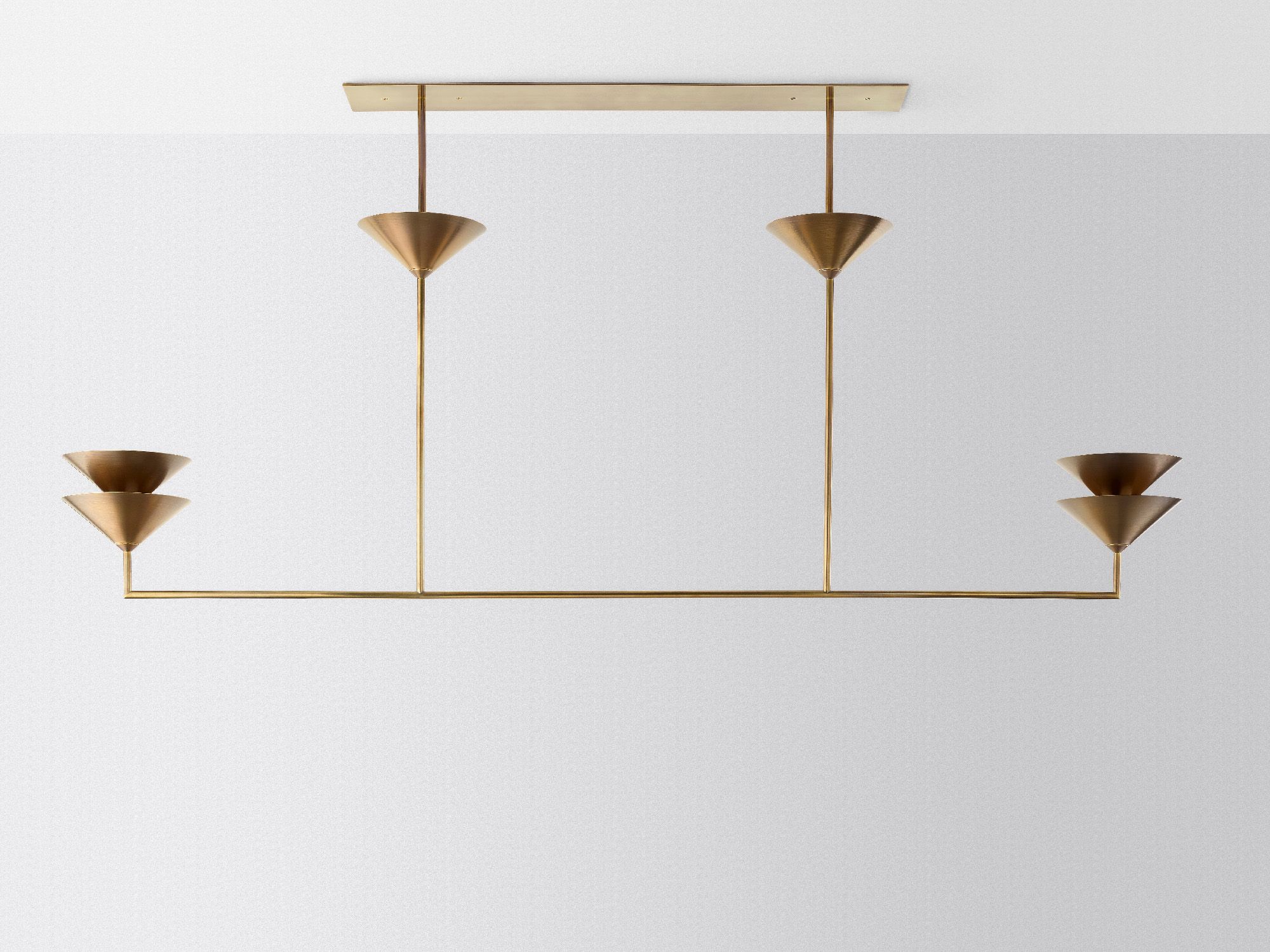 LED ceiling lamp BALANCED STACK By Volker Haug Studio