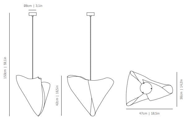 BALLET ELANCE | LED pendant lamp Ballet Collection By a by arturo ...