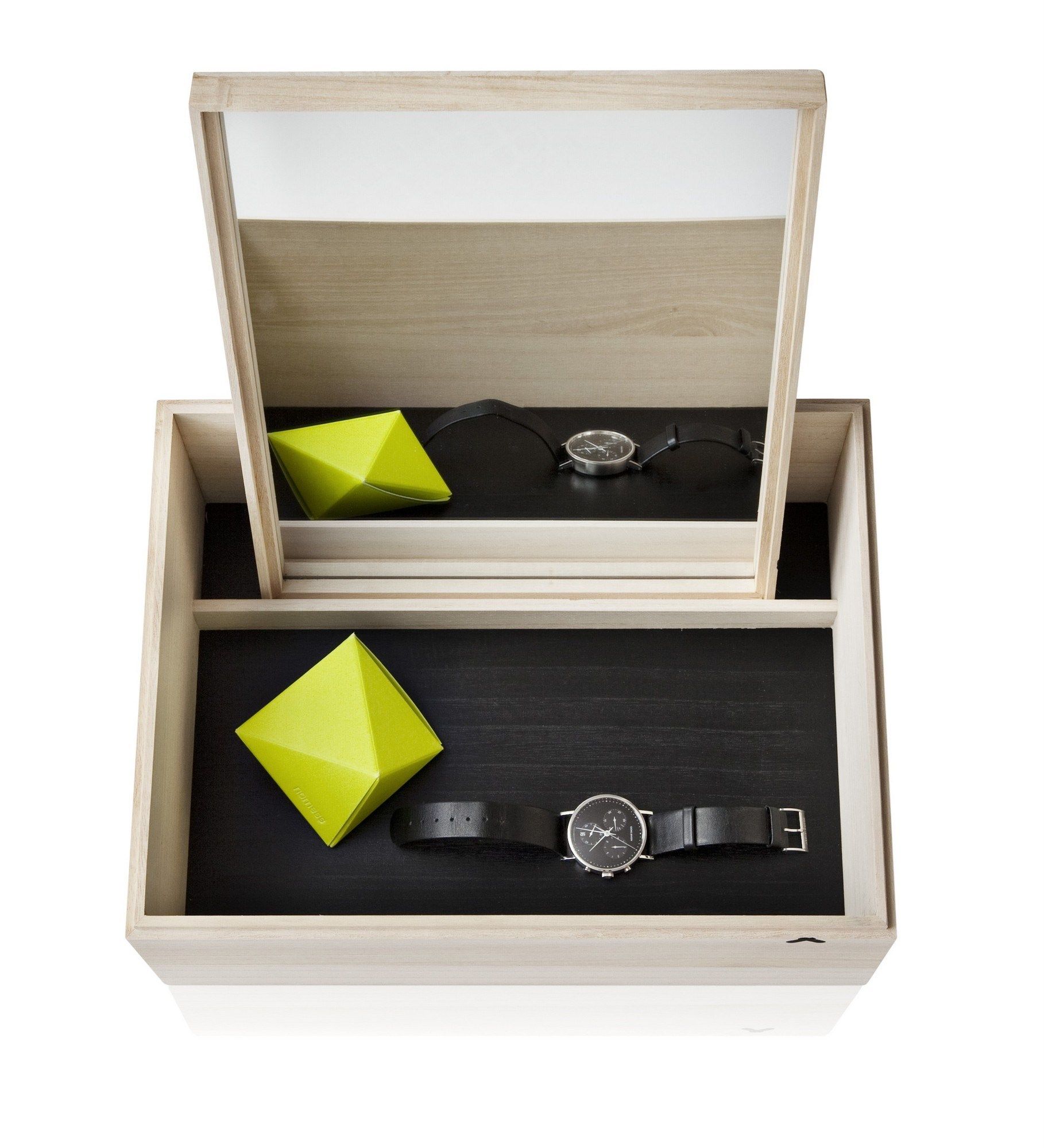 Contemporary style balsa wood storage box BALSABOX PERSONAL By NOMESS ...