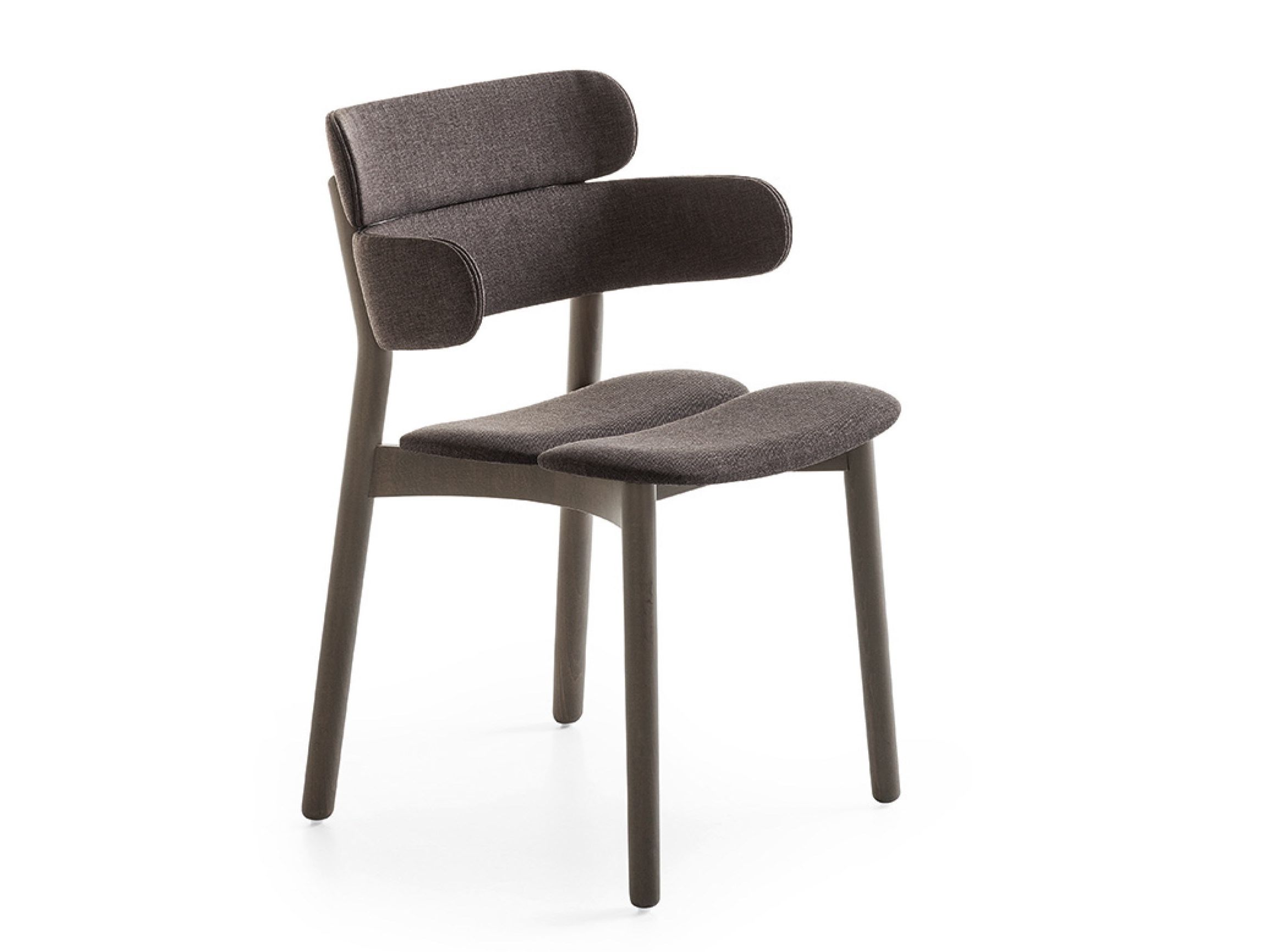 BANDS Upholstered fabric chair with armrests By Innova Imbottiti ...