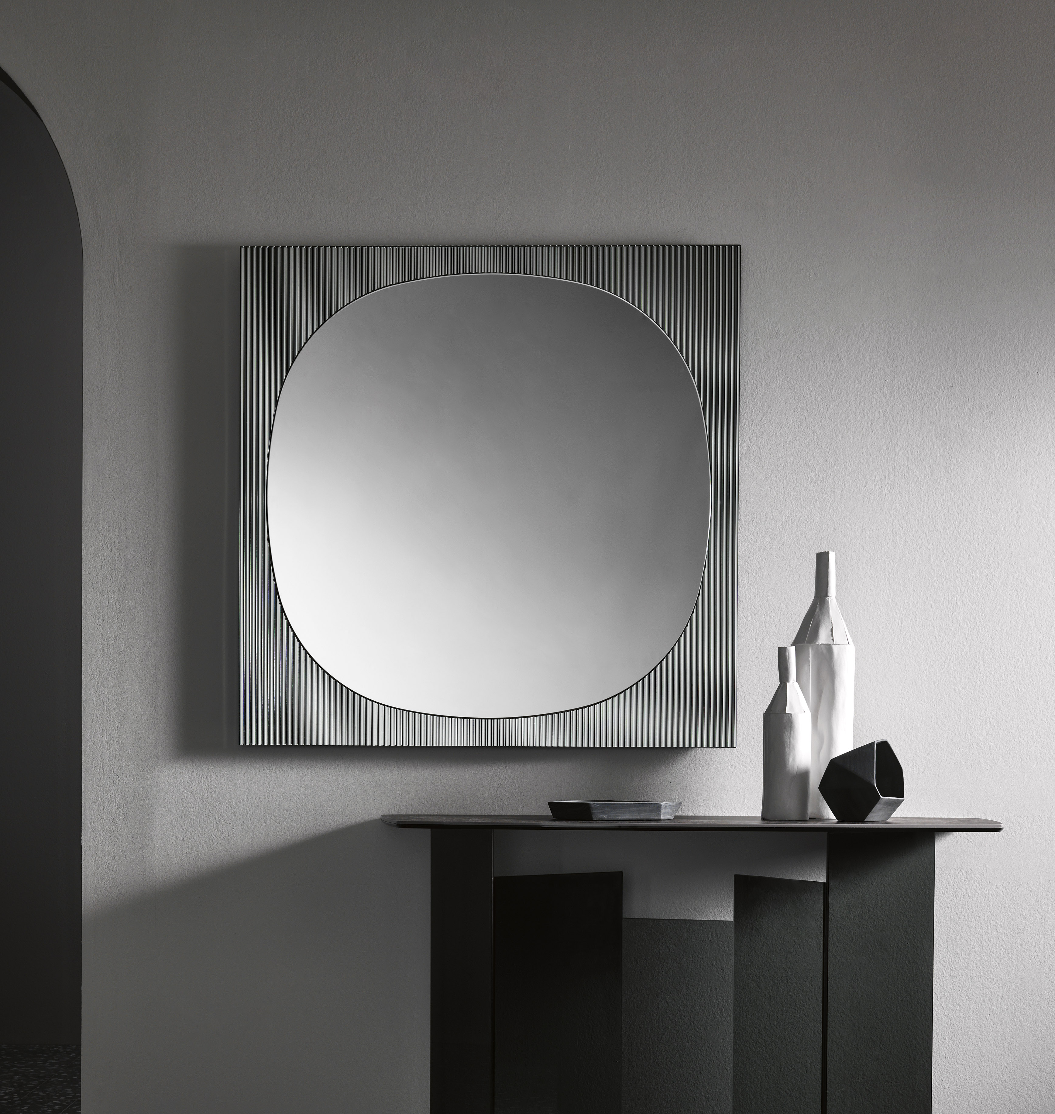 BANDS | Square mirror Square wall-mounted mirror By Tonelli Design ...