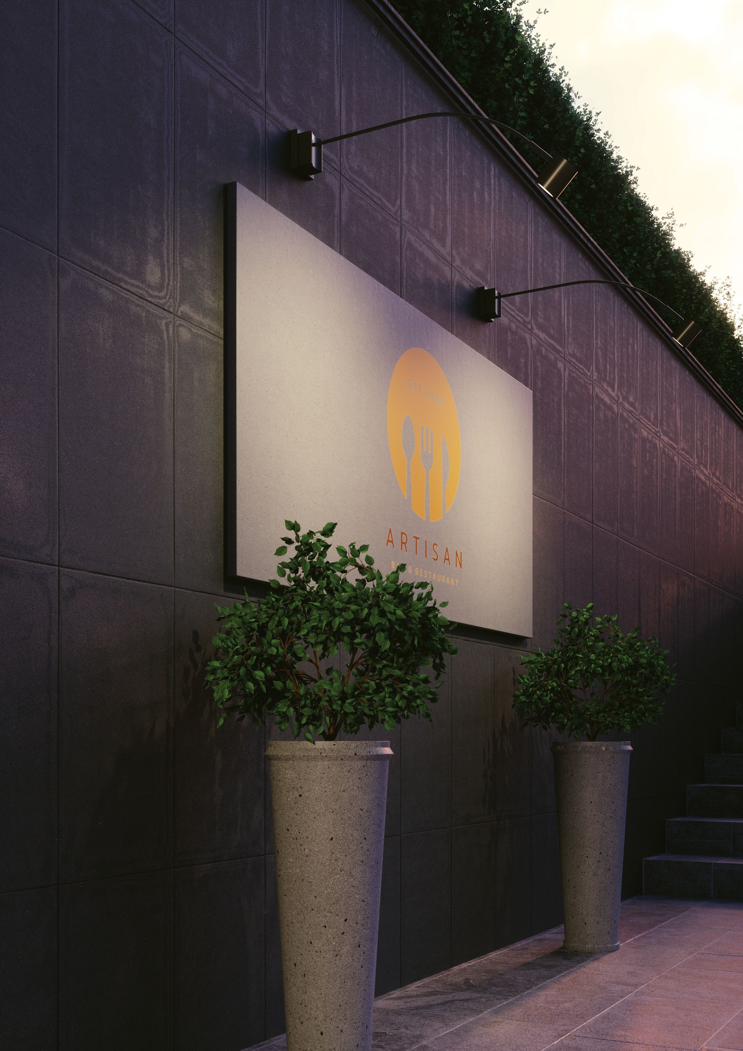 BANNER Outdoor wall lamp By Fan Europe Lighting