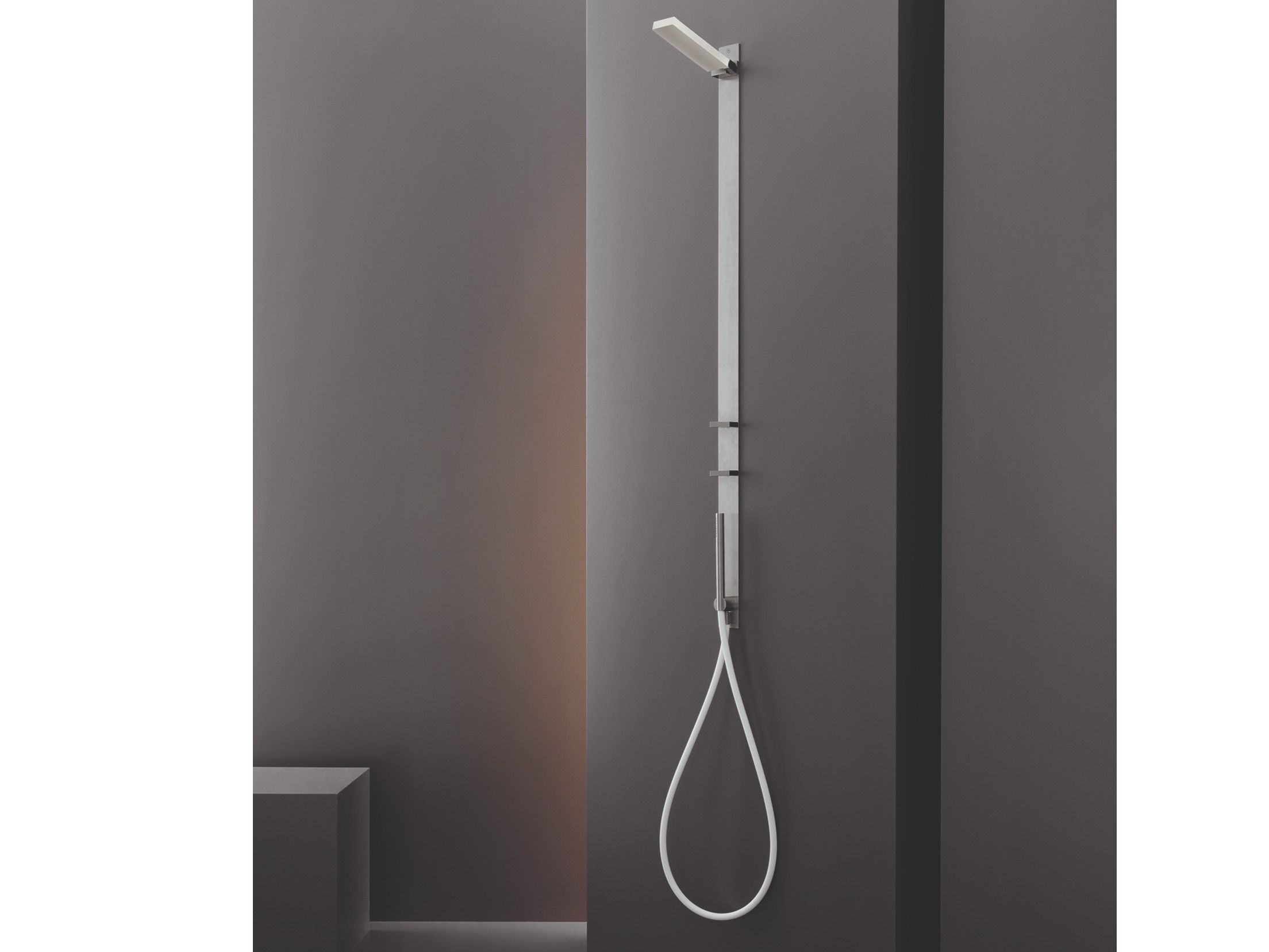 Shower set with adjustable shower head and shower hand BAR 41 By ...
