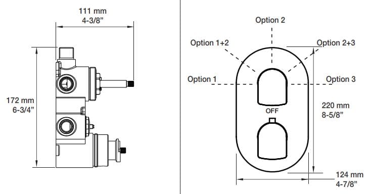 PRO-4300-56 Bathtub tap By BARIL