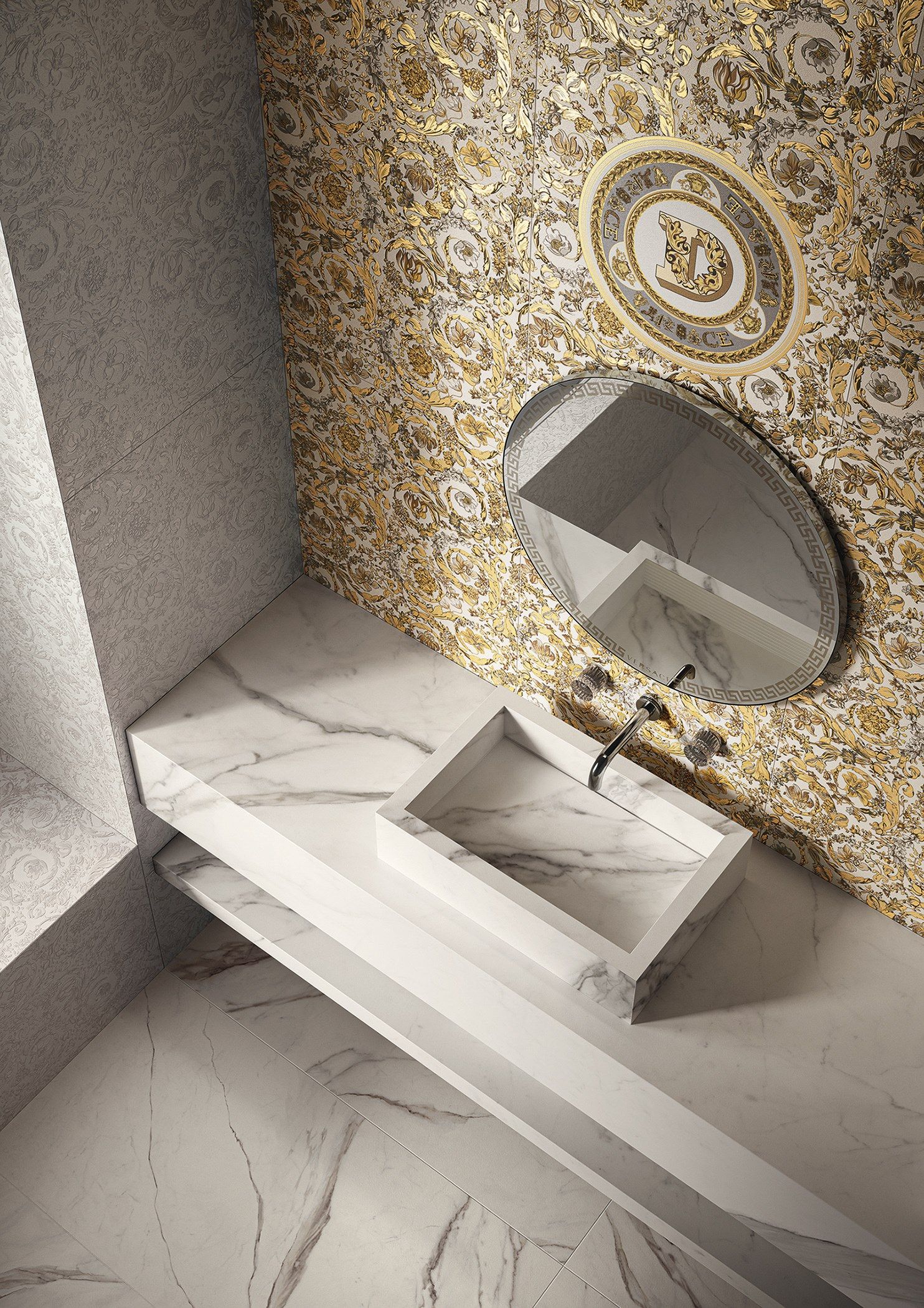 BAROCCO GARDEN Wall tiles By Versace Ceramics