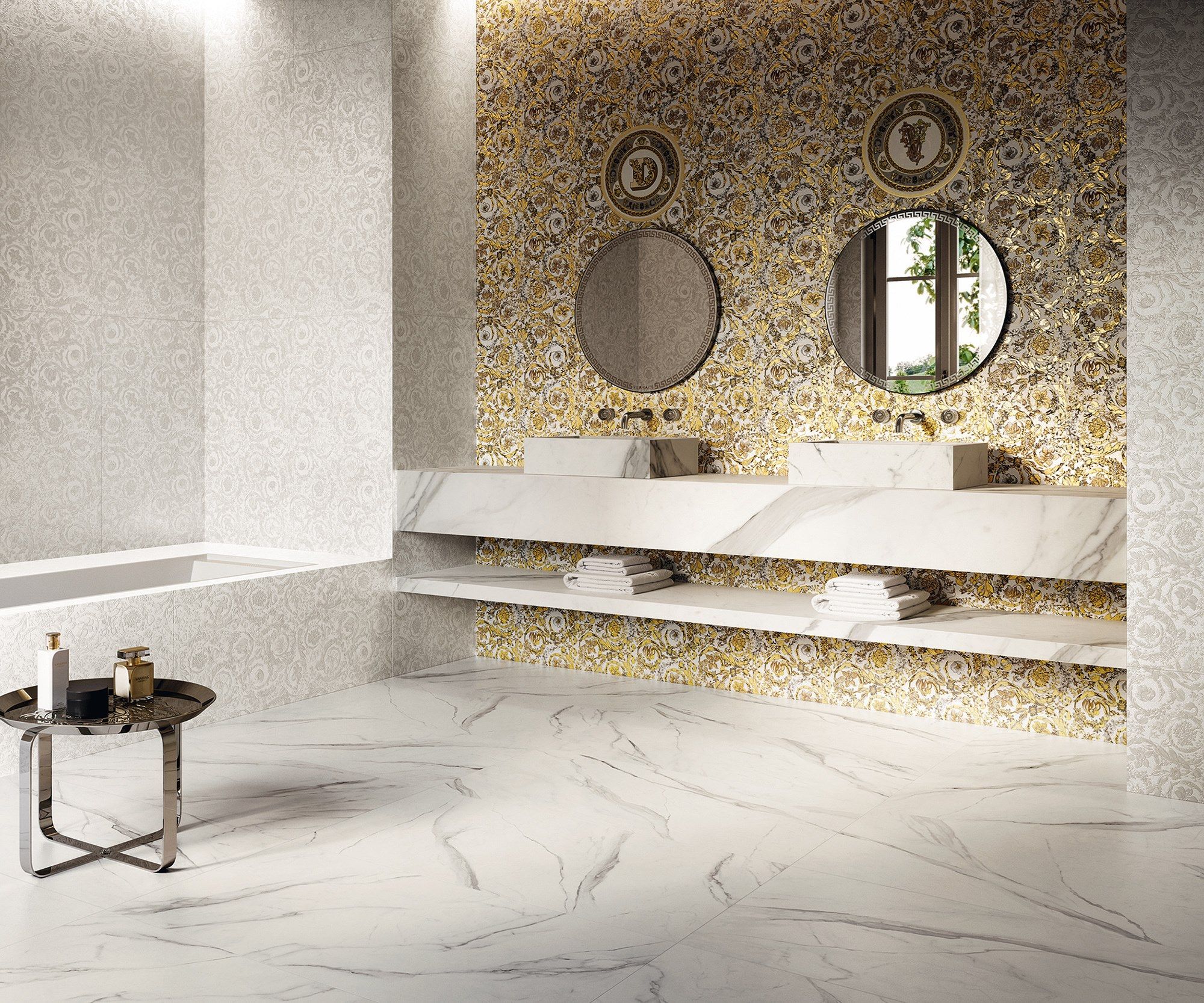 BAROCCO GARDEN Wall tiles By Versace Ceramics