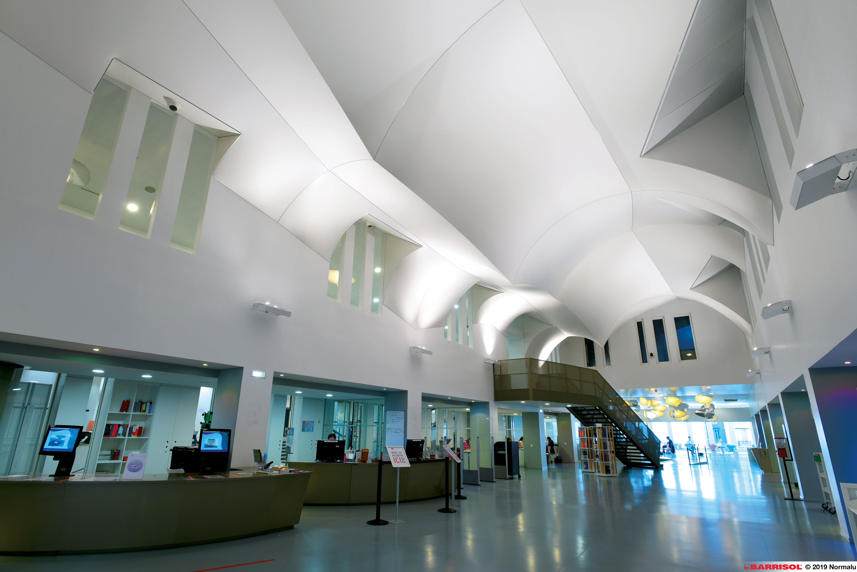 PVC stretch ceiling BARRISOL® 3D SHAPES By BARRISOL